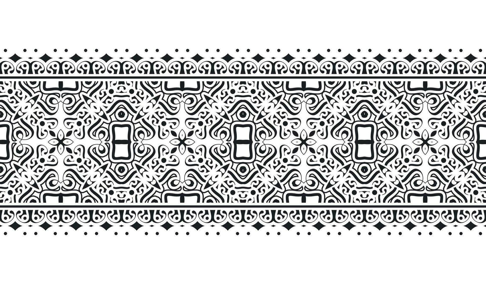 Ornament Style Ethnic Seamless Borders 34794843 Vector Art At Vecteezy