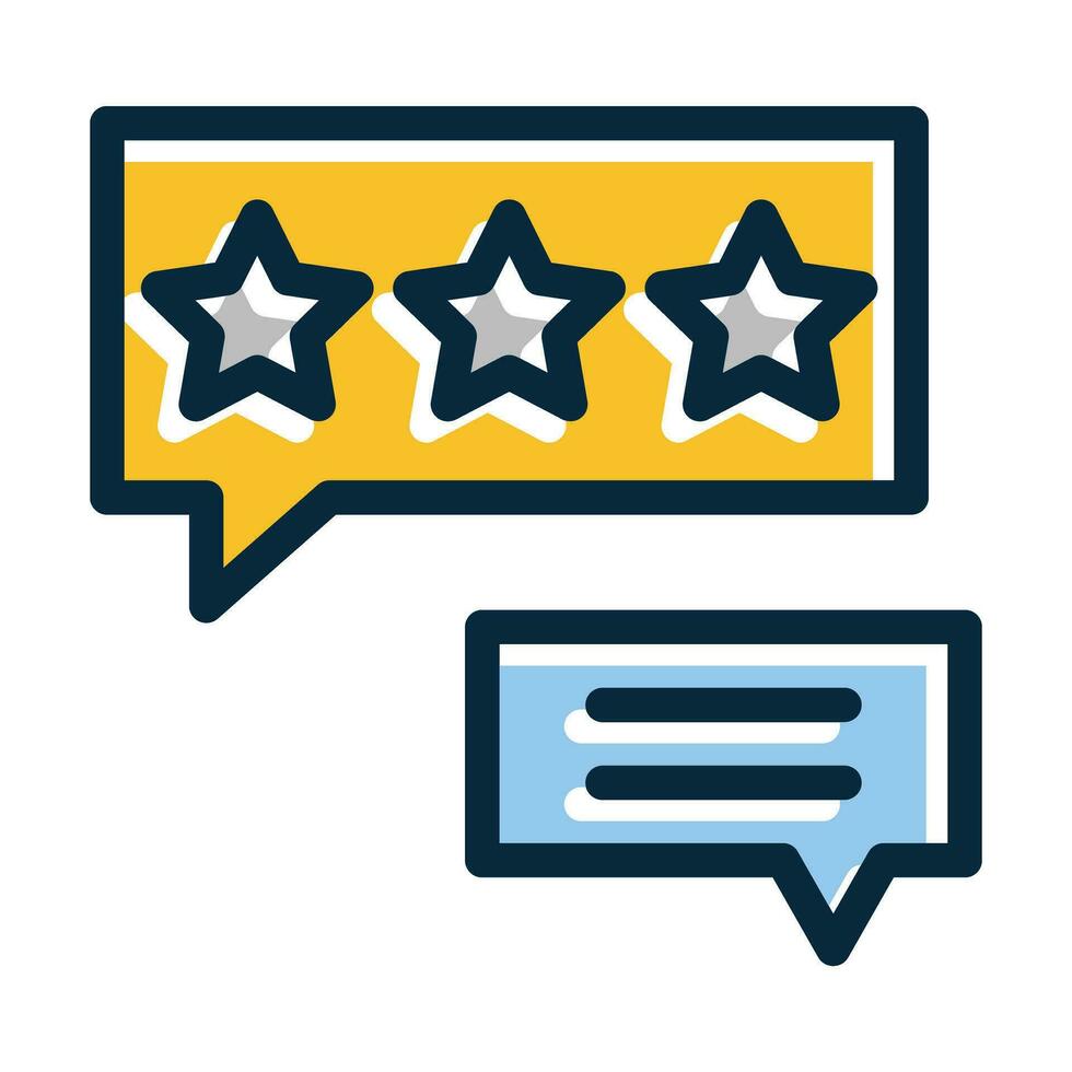 Feedback Vector Thick Line Filled Dark Colors 34795745 Vector Art at ...