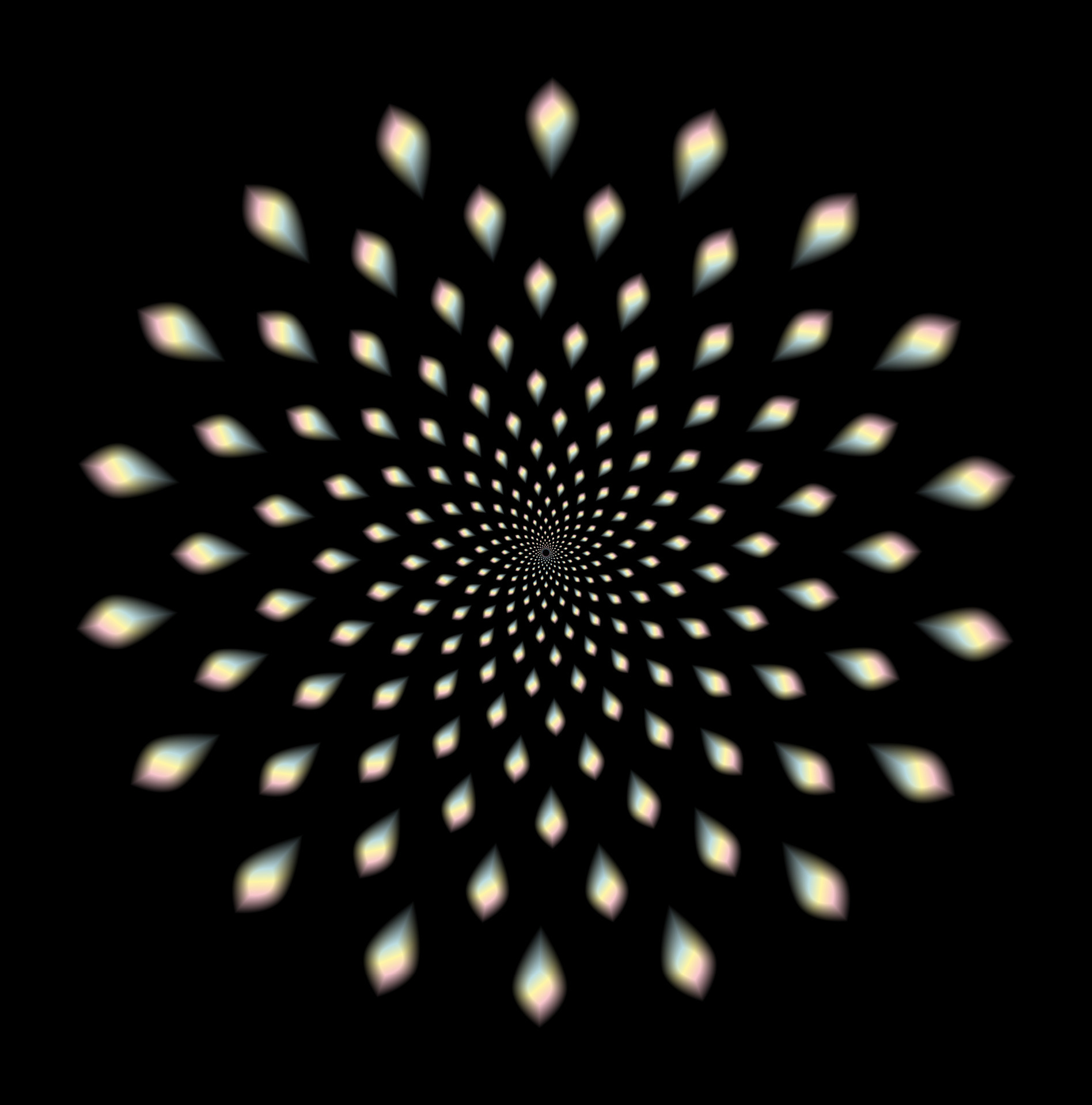 Fibonacci Gradient Blurred Ratio Spiral Vector Pattern 34805823 Vector Art At Vecteezy