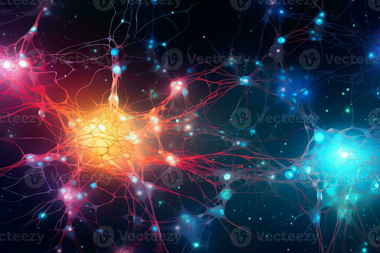 Interconnected neurons forming abstract patterns, neural networks 34805879 Stock Photo at Vecteezy
