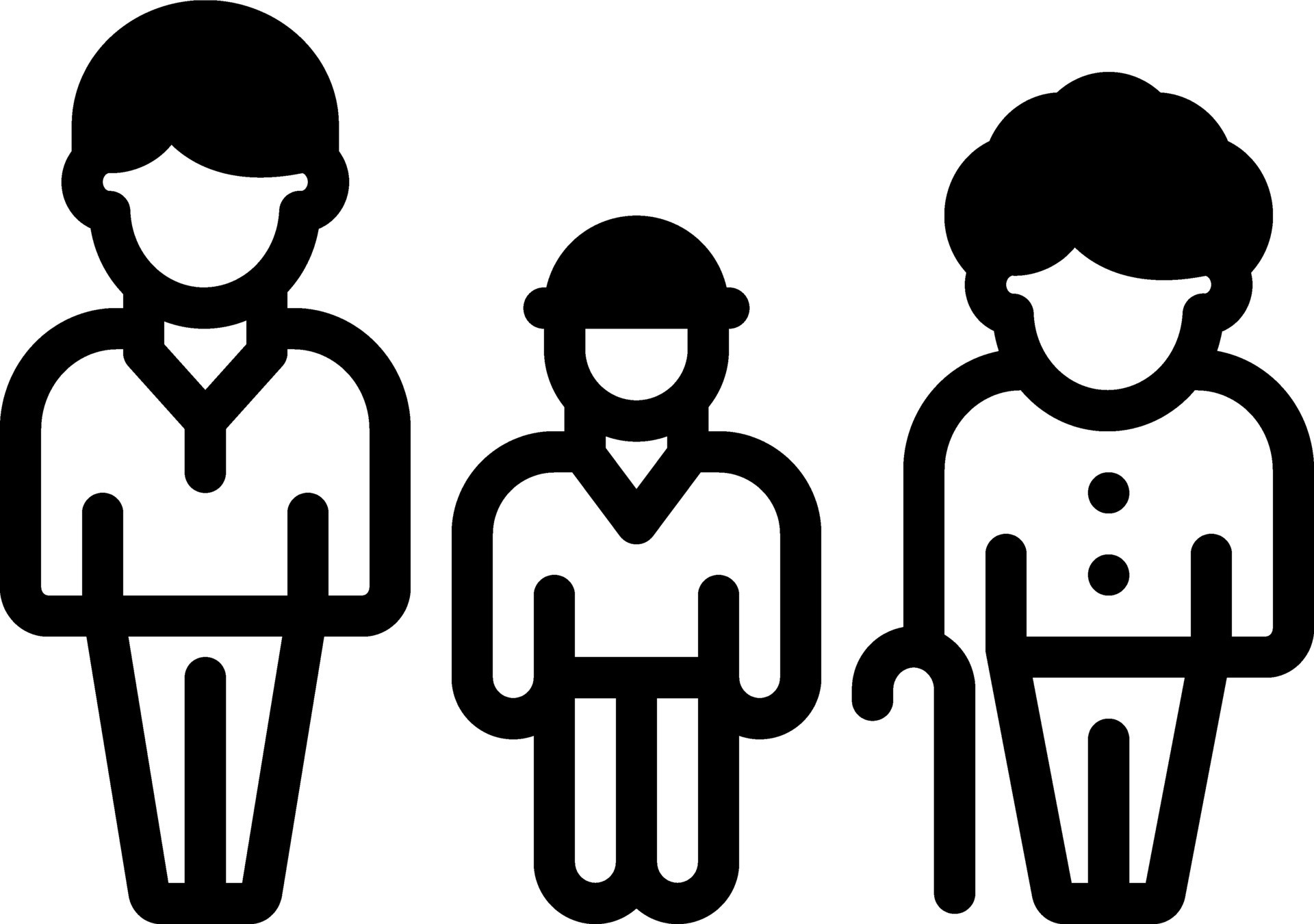 solid icon for generation 34808892 Vector Art at Vecteezy