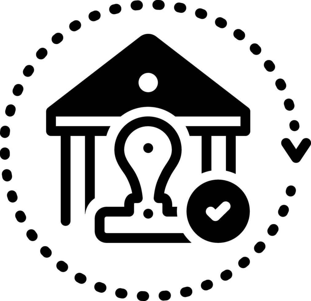 sólido icono para autoridad 34808908 Vector en Vecteezy
