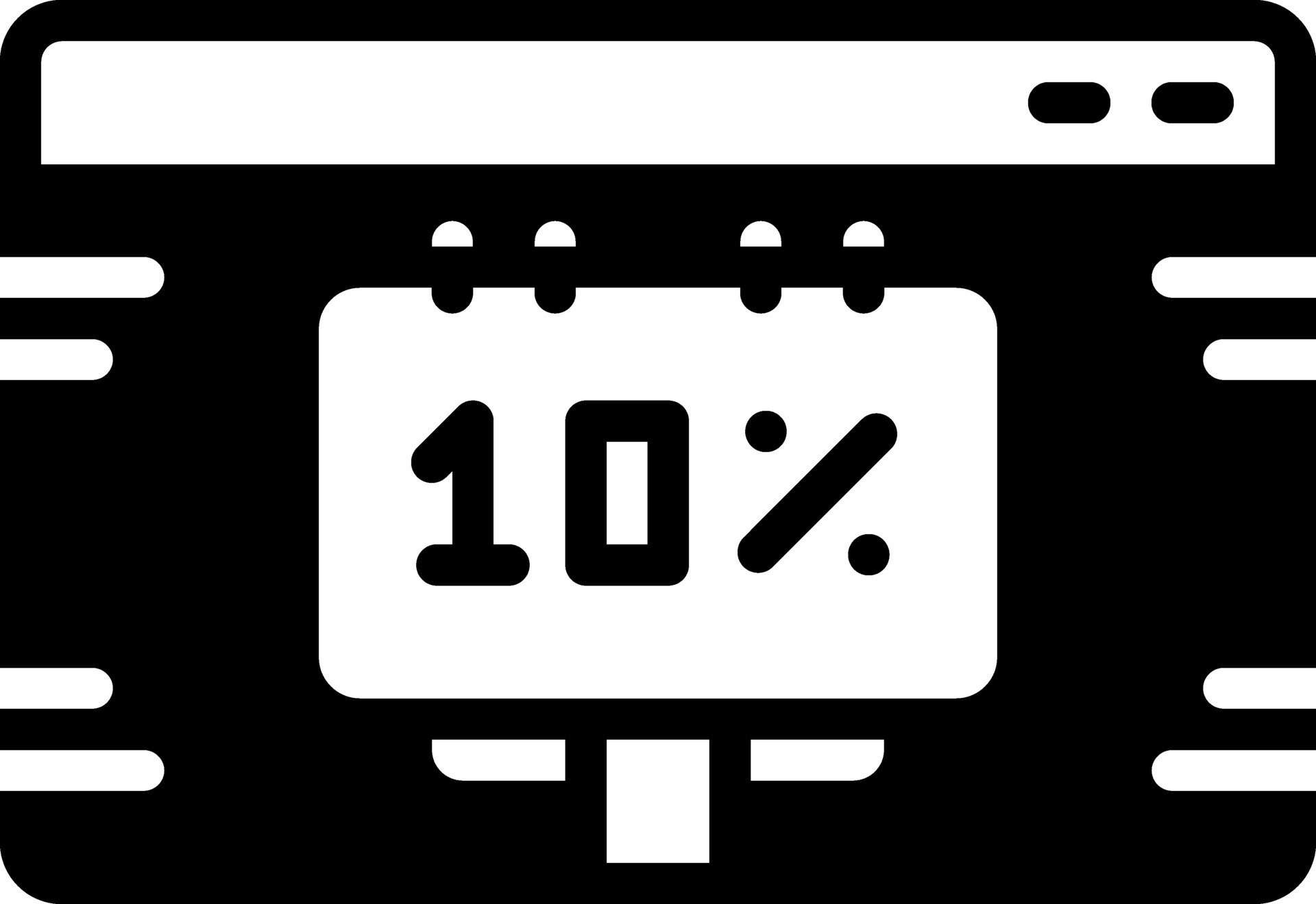 solid icon for rebate 34809012 Vector Art at Vecteezy