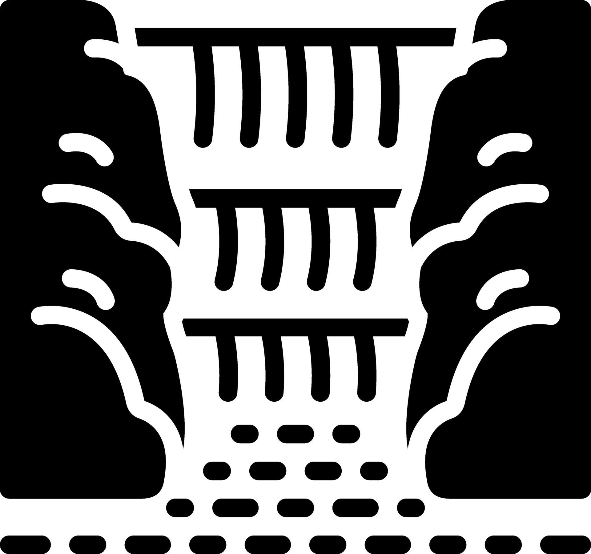 solid icon for falls 34809051 Vector Art at Vecteezy