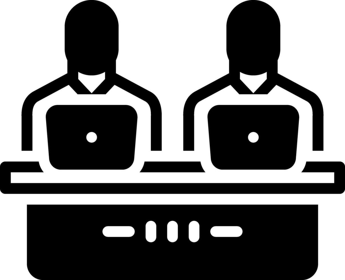 solid icon for staff 34809179 Vector Art at Vecteezy