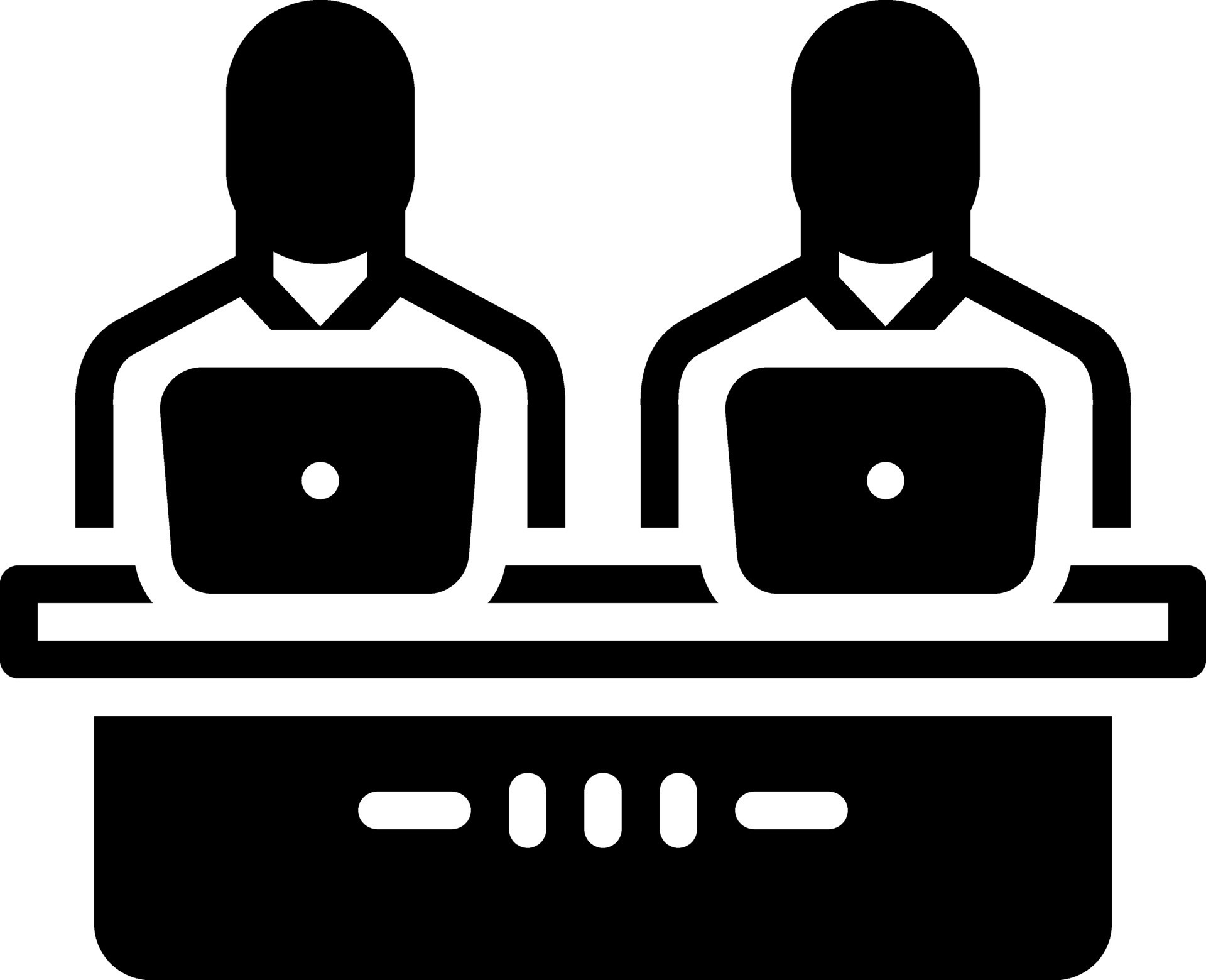 solid icon for staff 34809179 Vector Art at Vecteezy