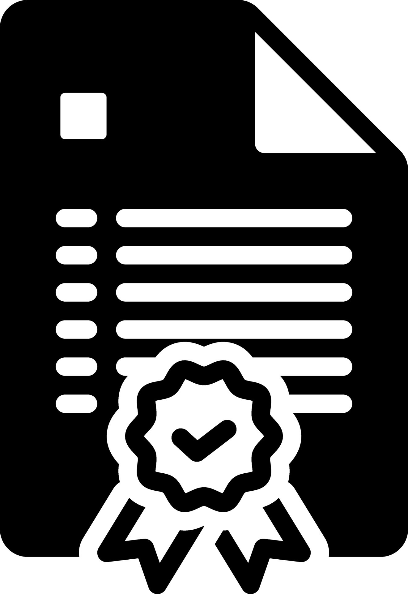 solid icon for declaration 34809204 Vector Art at Vecteezy