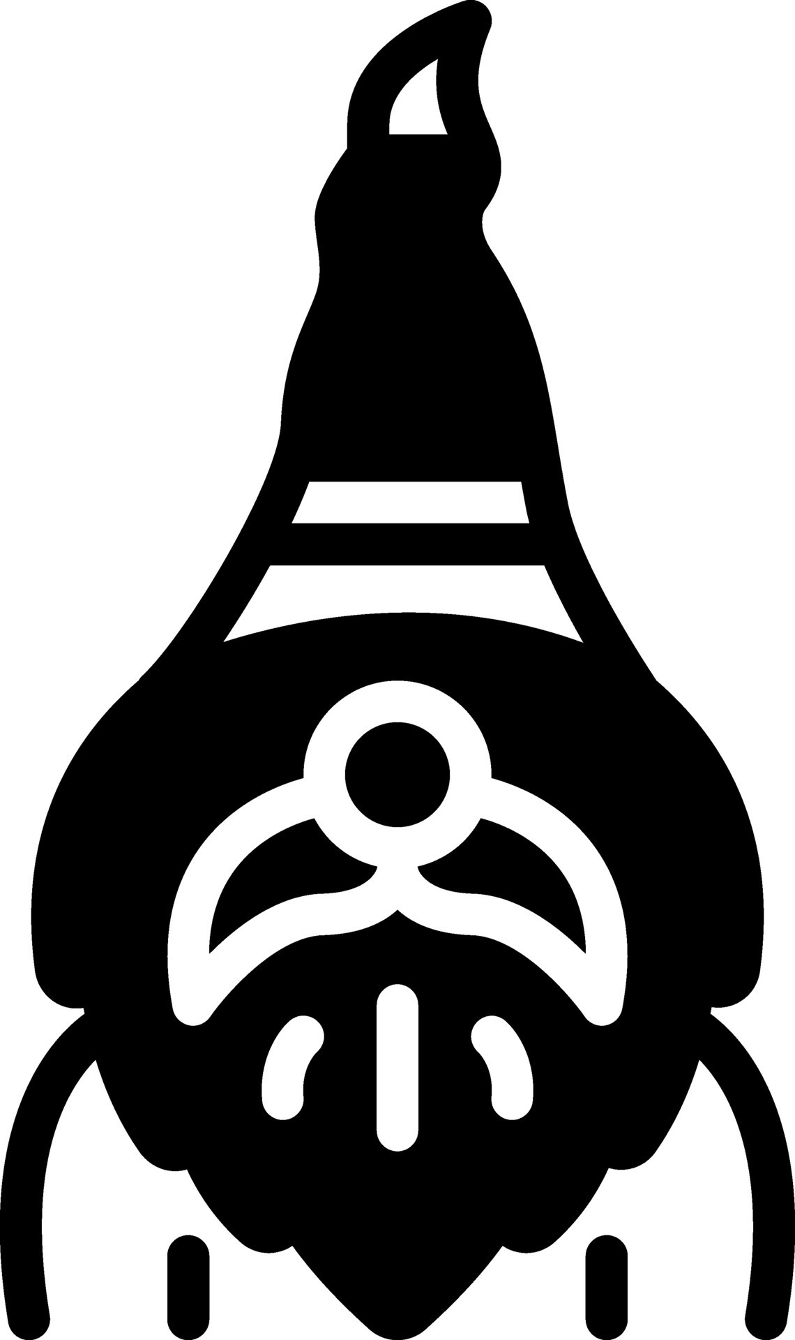 solid icon for gnome 34809293 Vector Art at Vecteezy