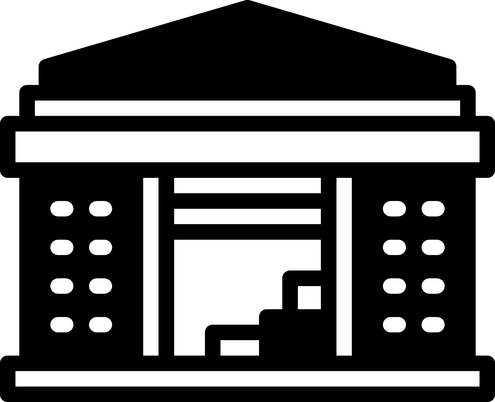 solid icon for depot 34809294 Vector Art at Vecteezy