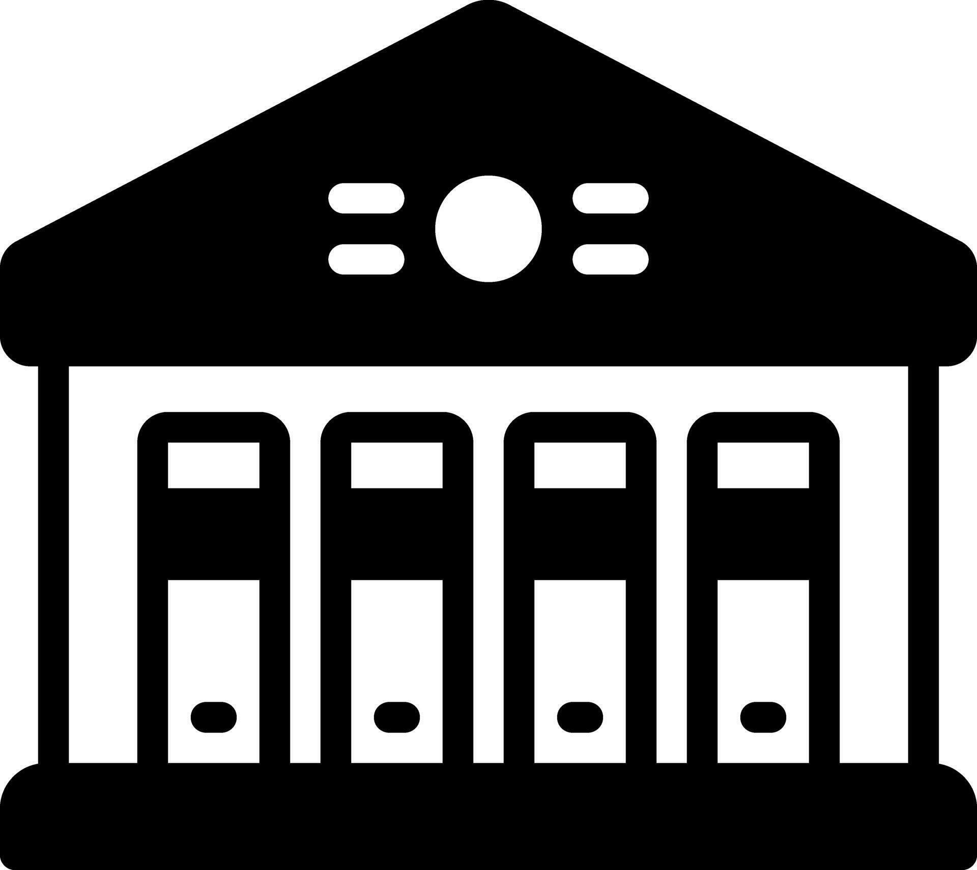 solid icon for libraries 34809328 Vector Art at Vecteezy