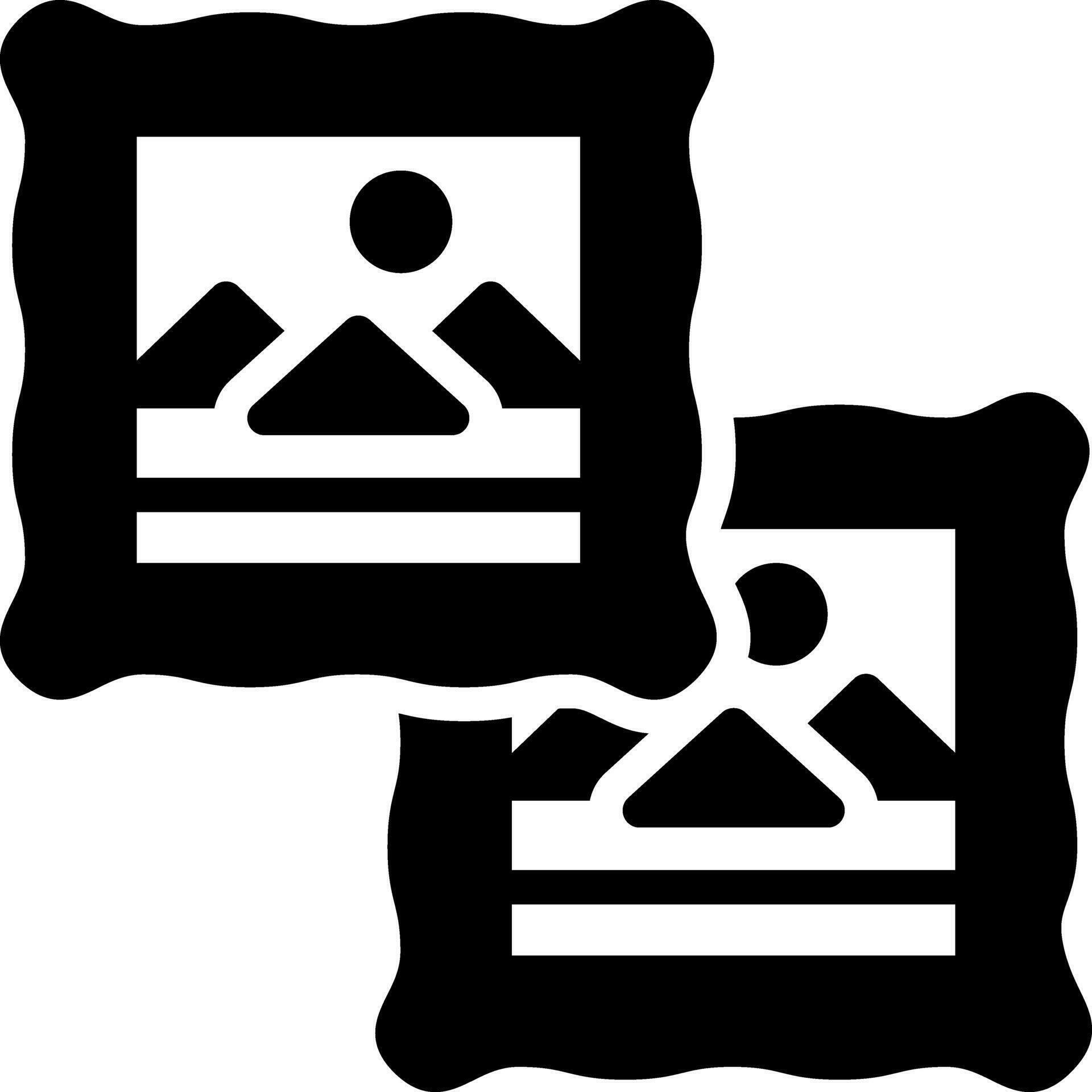 solid icon for pics 34809346 Vector Art at Vecteezy