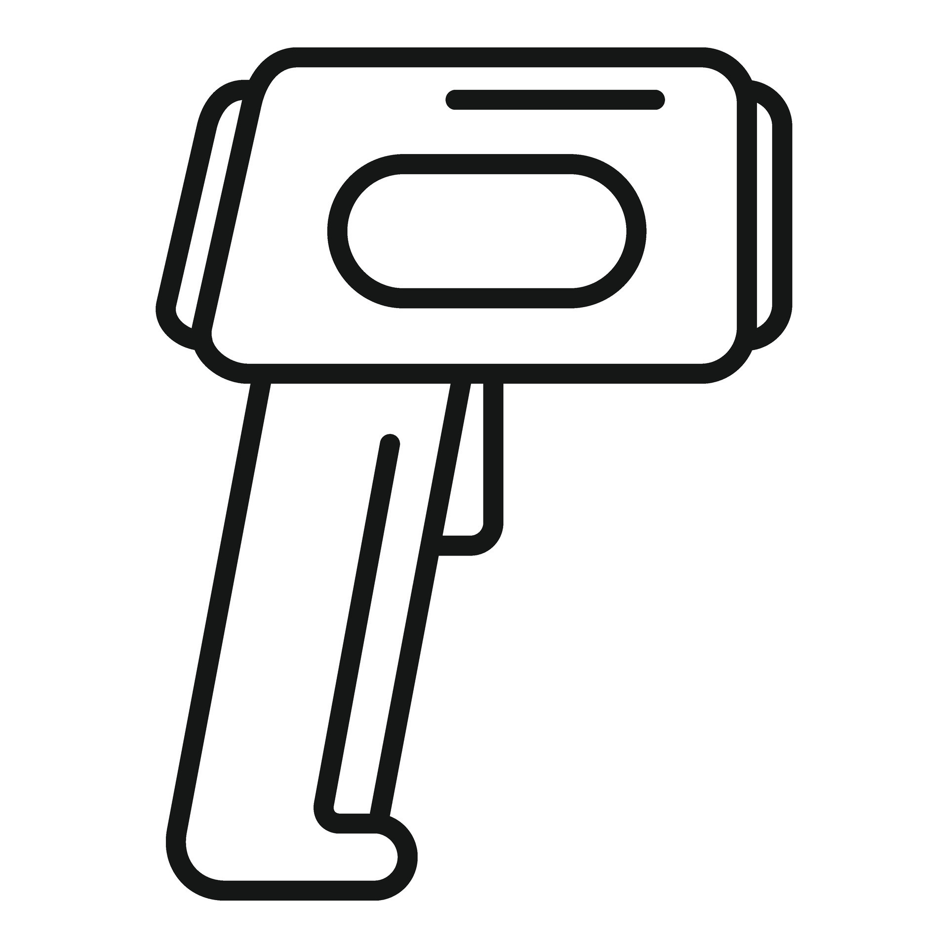 Health Check Gun Icon Outline Vector Scanner Device 34809862 Vector