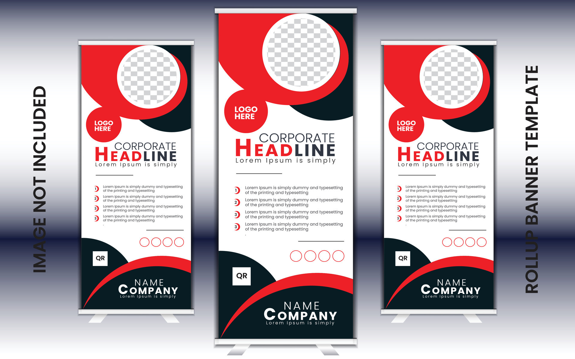 simple and creative rollup banner template design. 34812553 Vector Art at Vecteezy