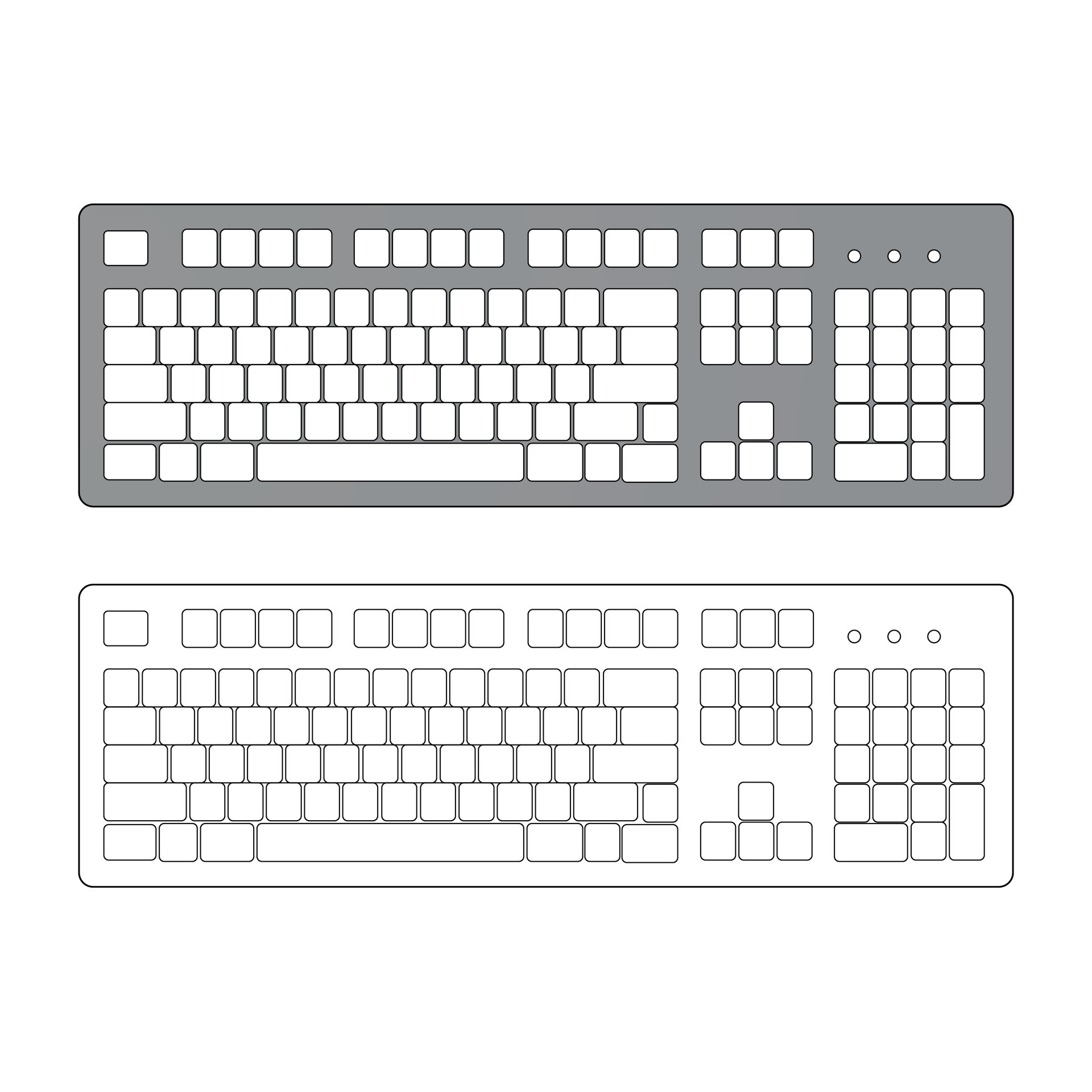 keyboard vector illustration 34812752 Vector Art at Vecteezy