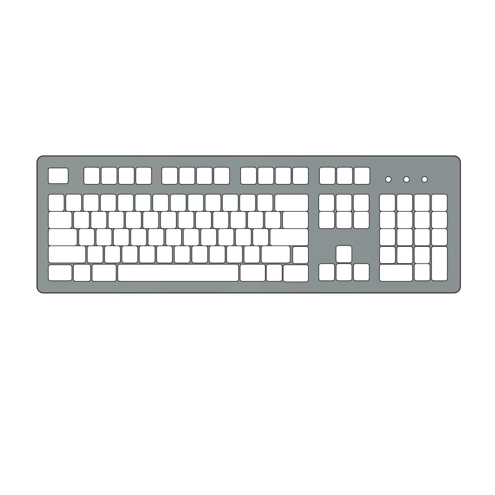 Keyboard Vector Illustration 34812755 Vector Art At Vecteezy