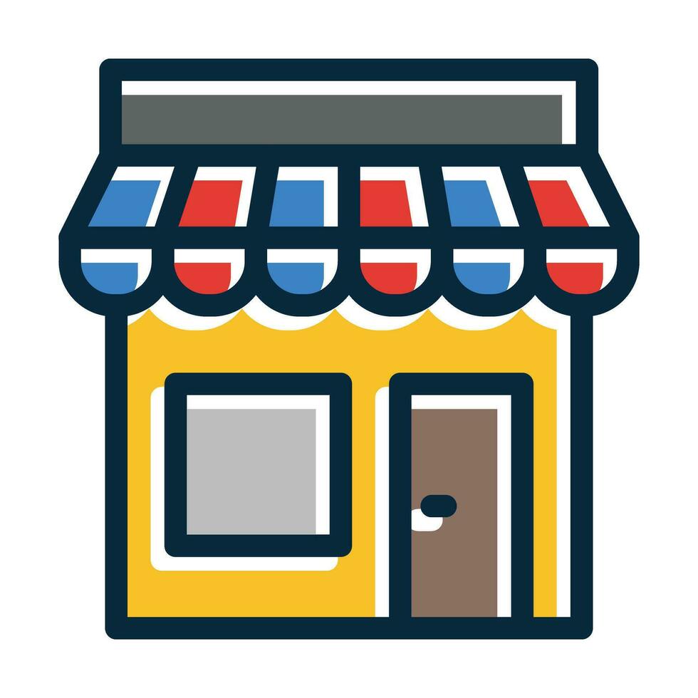 Shop Vector Thick Line Filled Dark Colors 34817036 Vector Art at Vecteezy