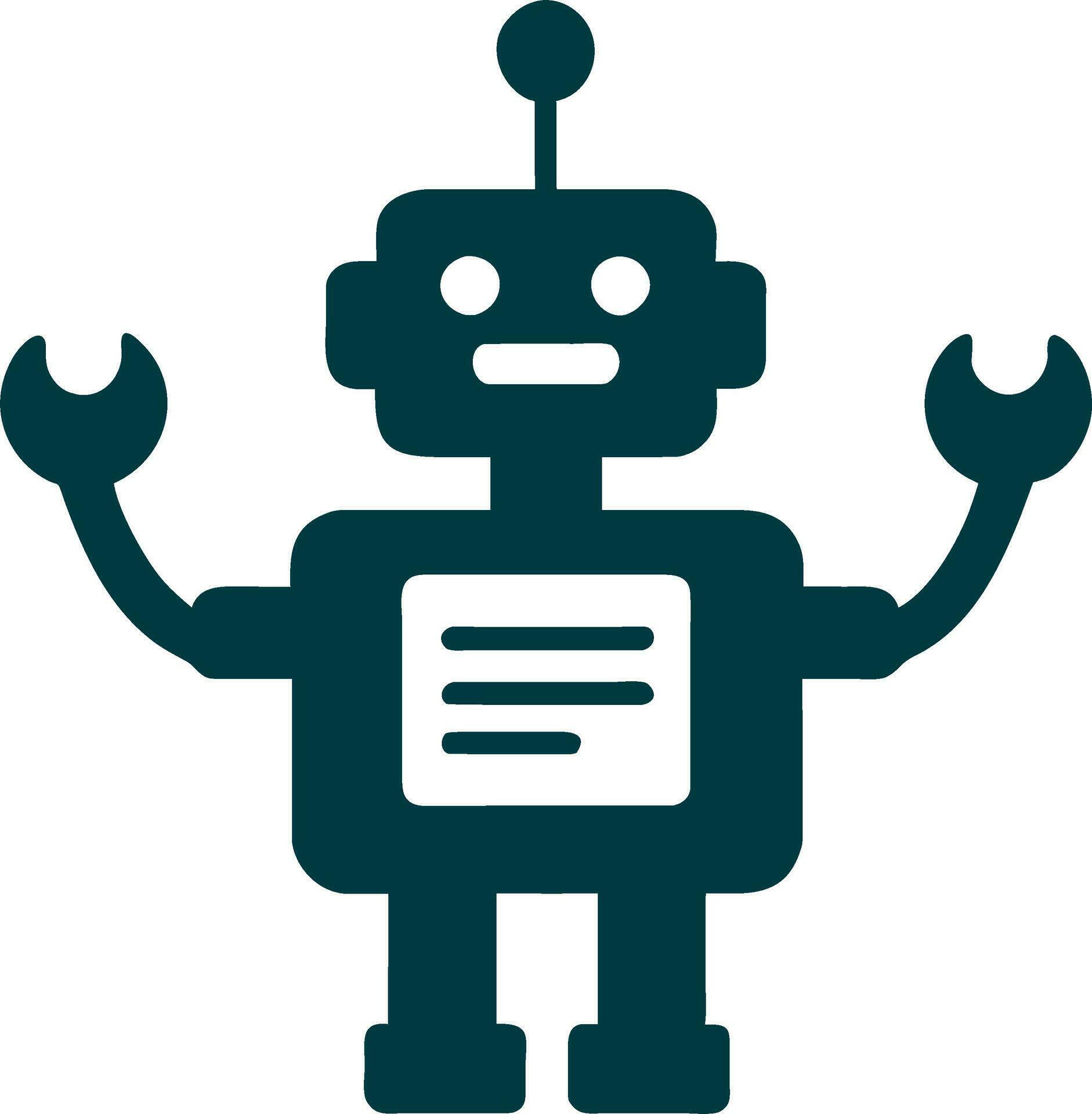 a robot icon design 34817343 Vector Art at Vecteezy