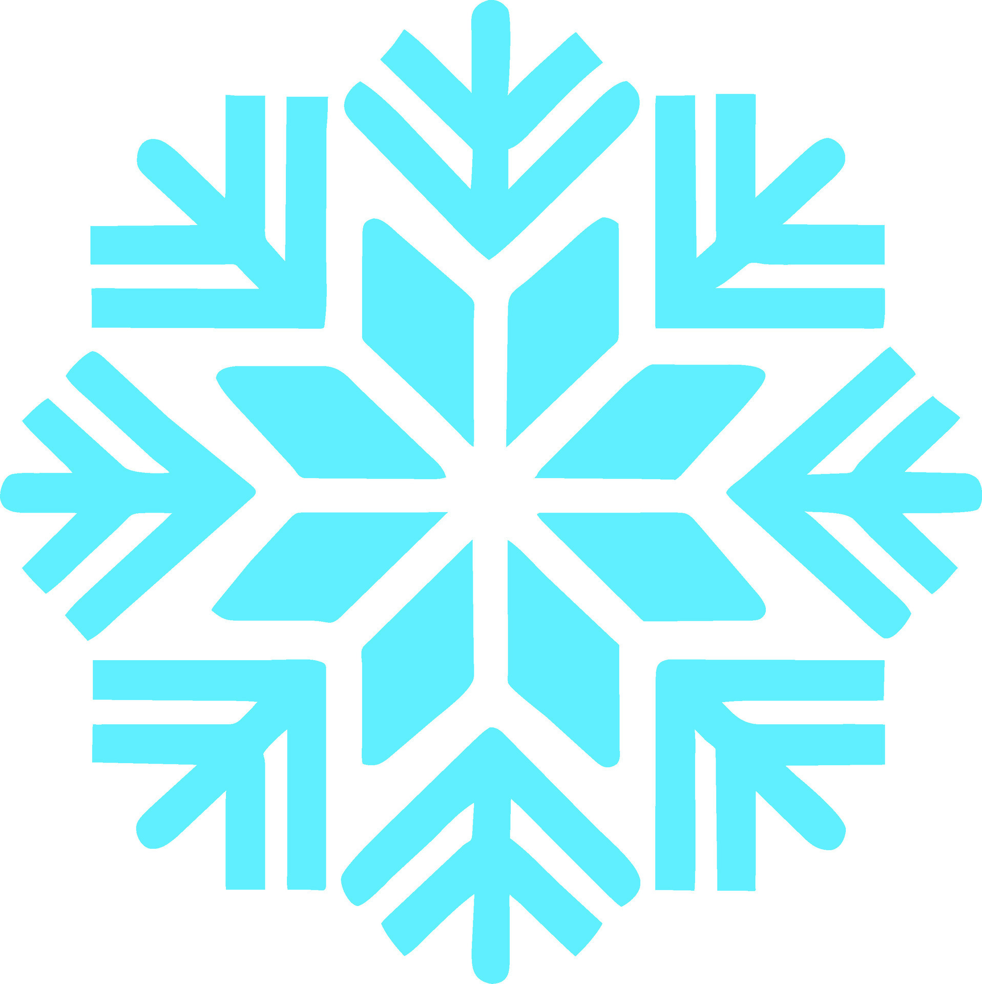 snowflake clip art 34817347 Vector Art at Vecteezy