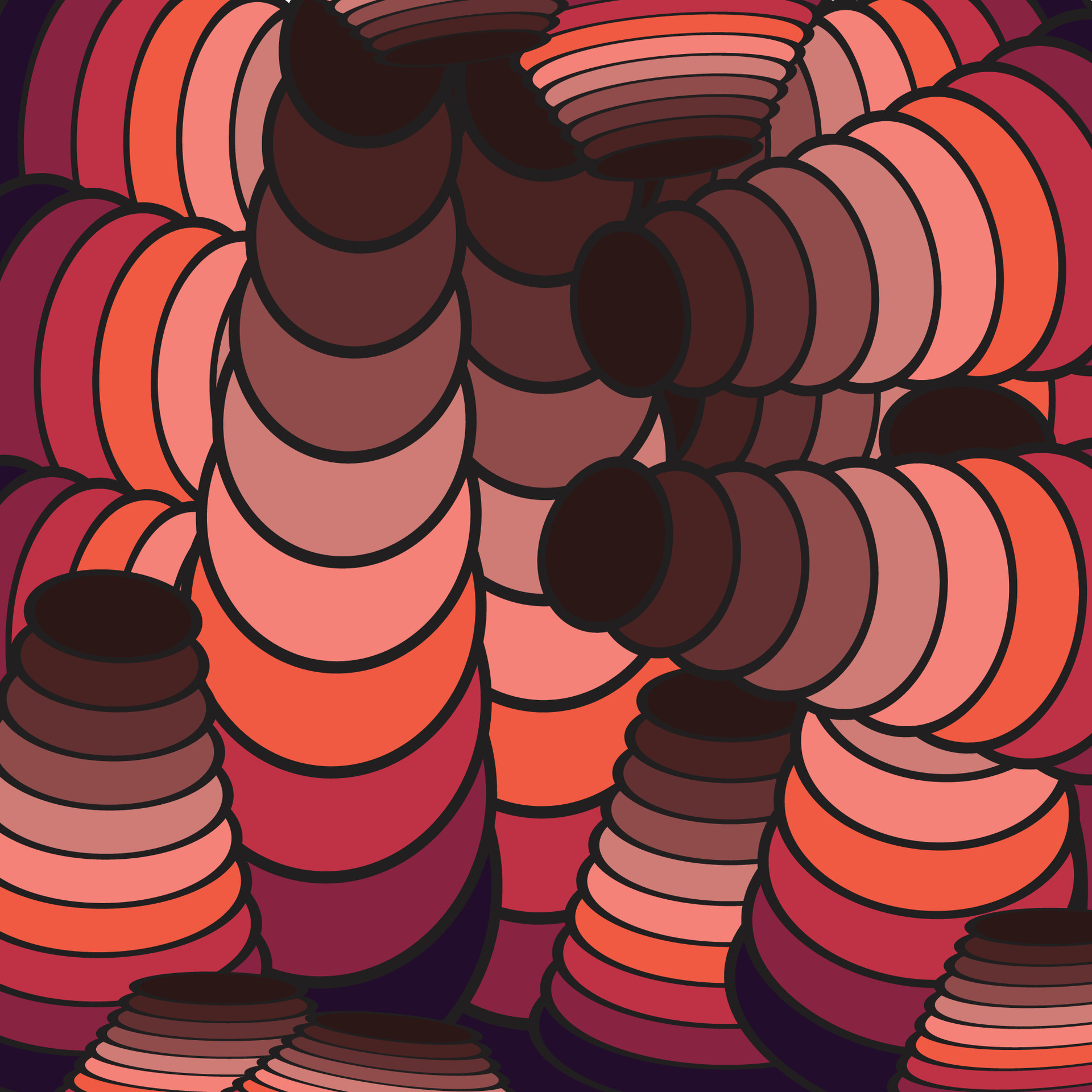 Vector Abstract Red Gradient Background In Flat Design 34818418 Vector