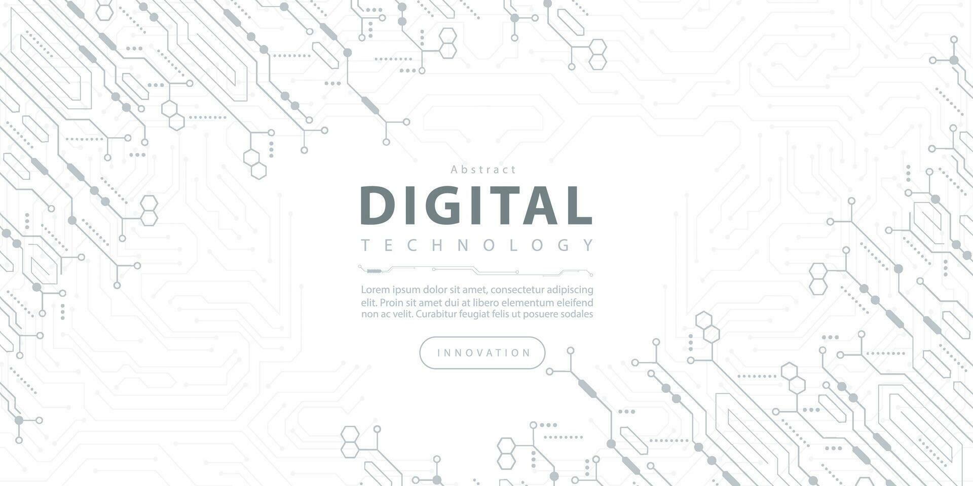 Abstract Digital Technology Futuristic Internet Network Speed Connection White Background Cyber