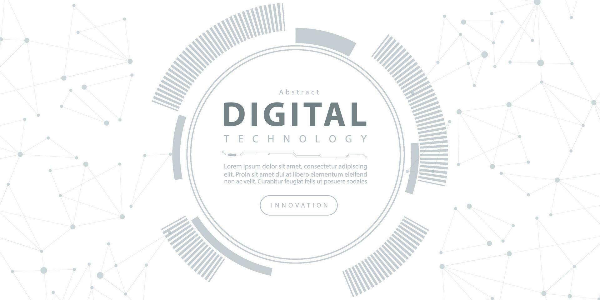 Abstract Digital Technology Futuristic Internet Network Speed Connection White Background Cyber