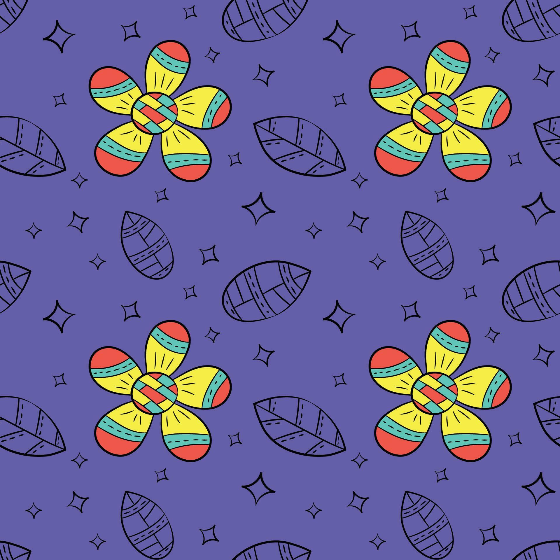 Spring Vector Seamless Pattern 34820186 Vector Art At Vecteezy