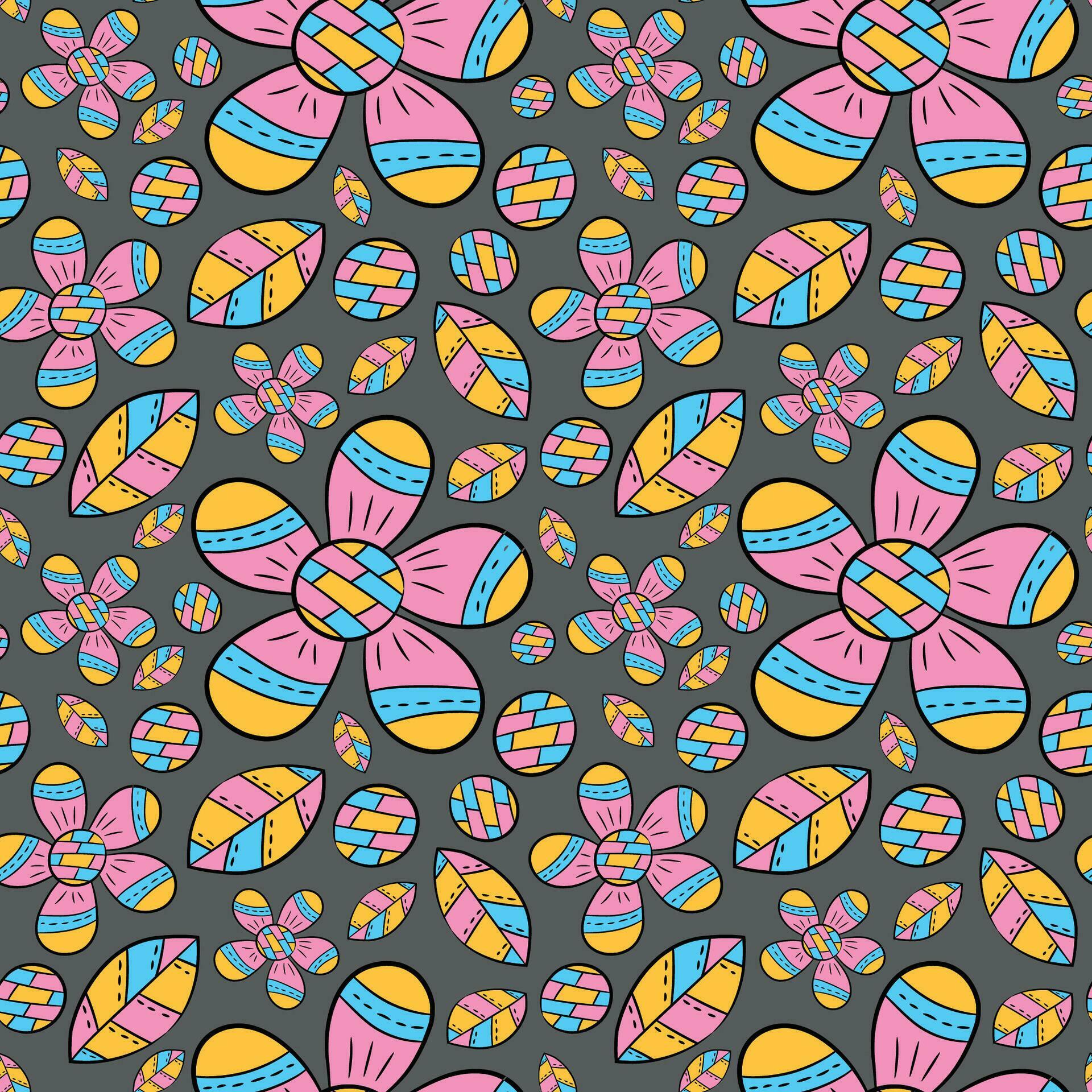 Spring Vector Seamless Pattern 34820200 Vector Art At Vecteezy