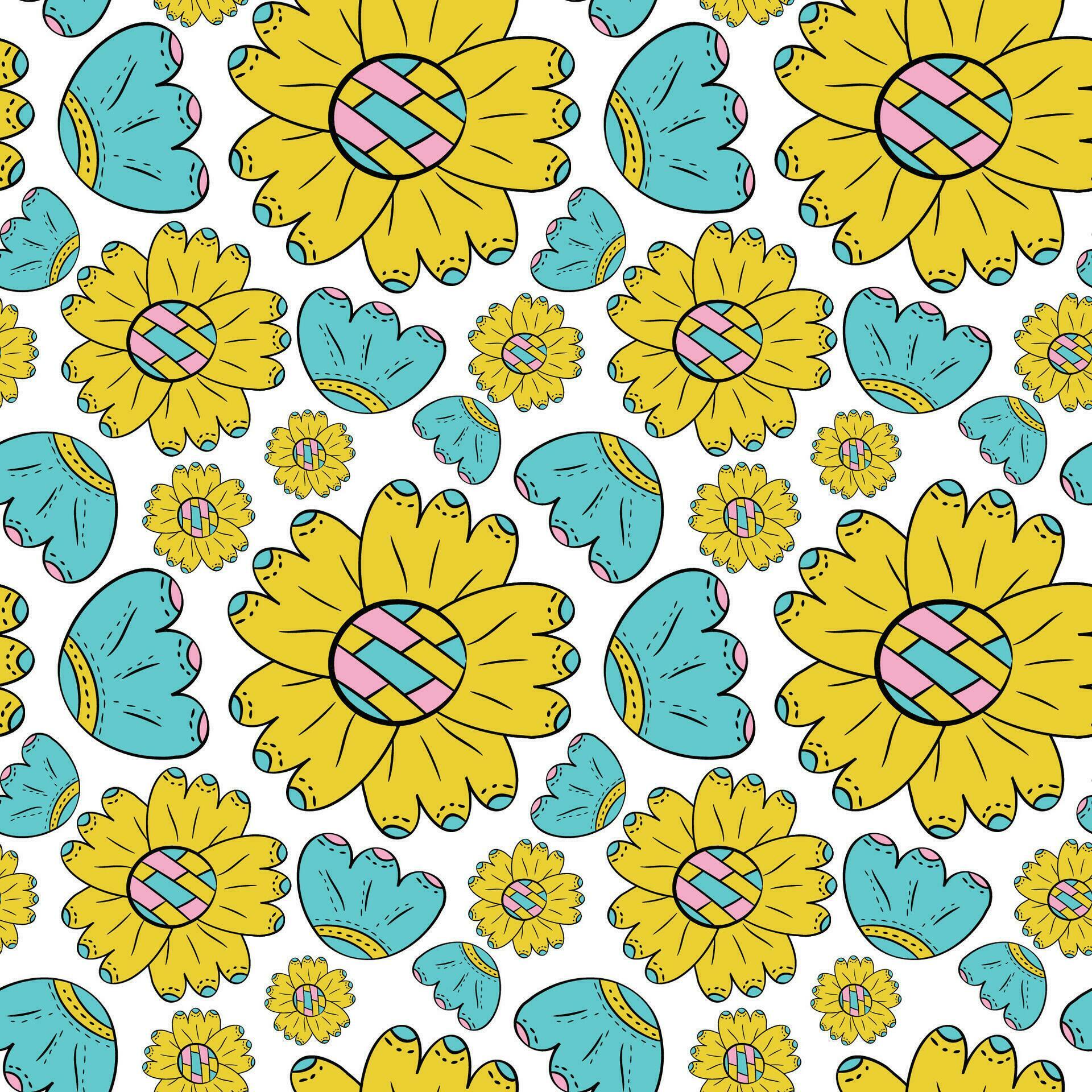 Spring Vector Seamless Pattern 34820201 Vector Art At Vecteezy