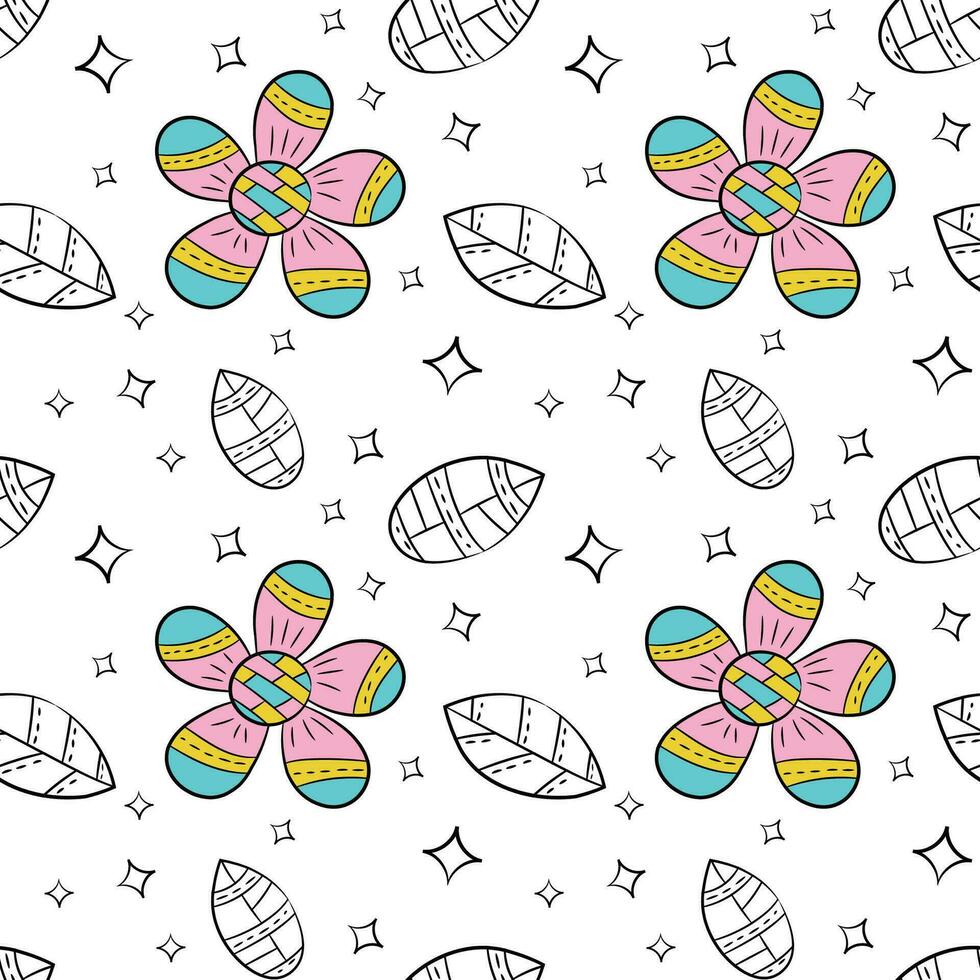 Spring vector seamless pattern 34820219 Vector Art at Vecteezy