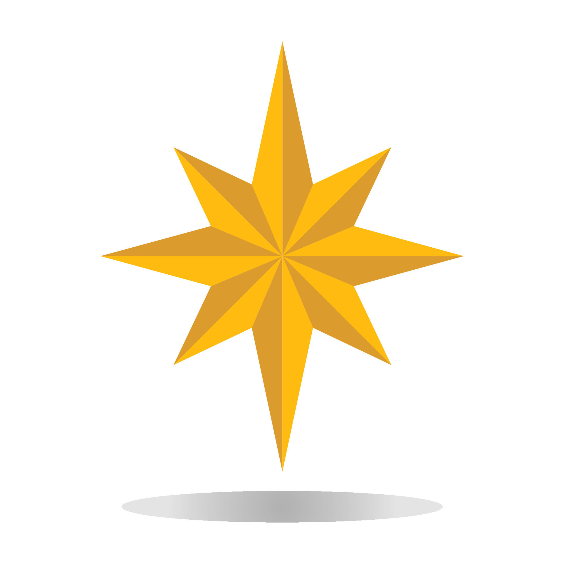 christmas star icon design vector template 34821420 Vector Art at Vecteezy