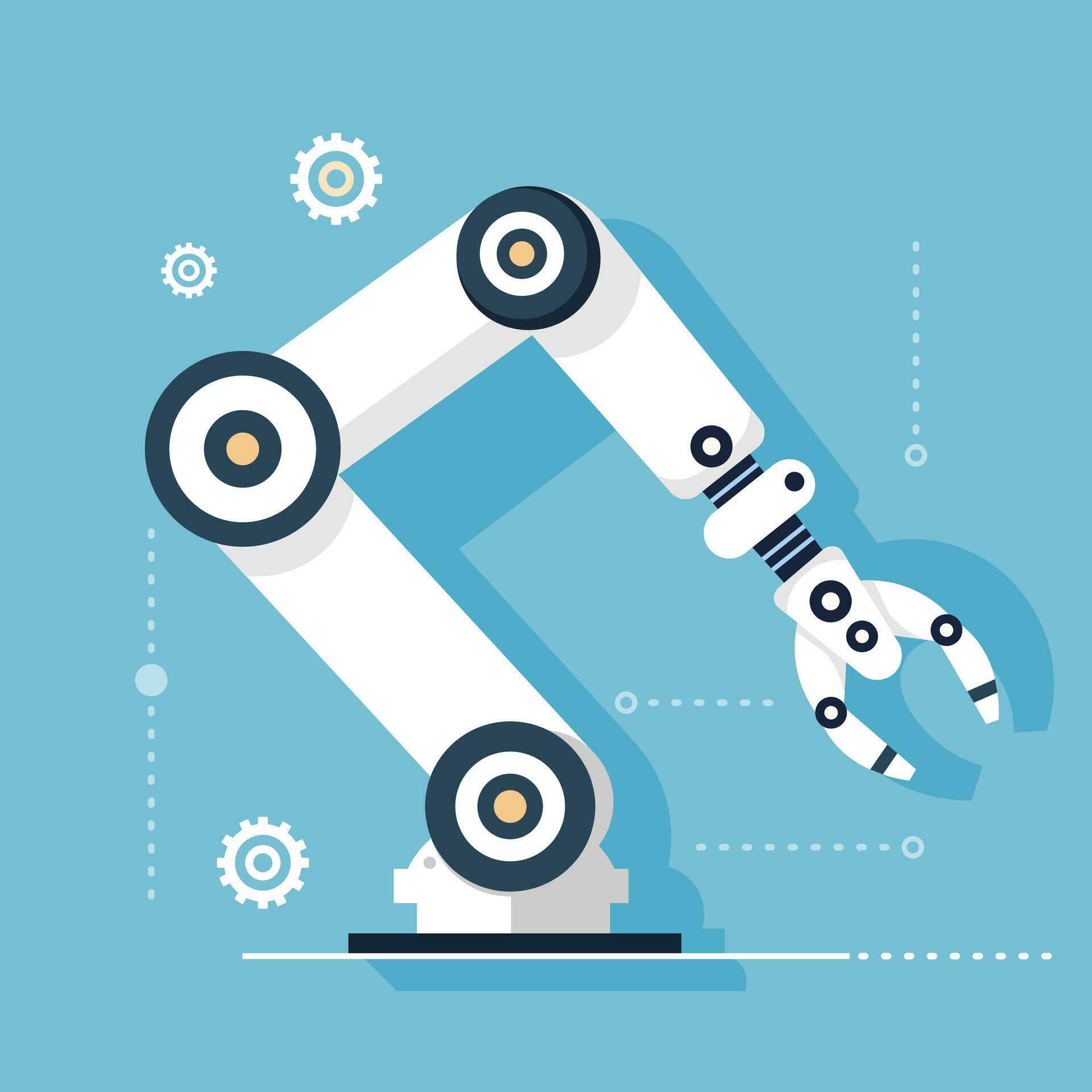 mechanical hand or Robotic arm,Industrial Ai robot manipulators ...