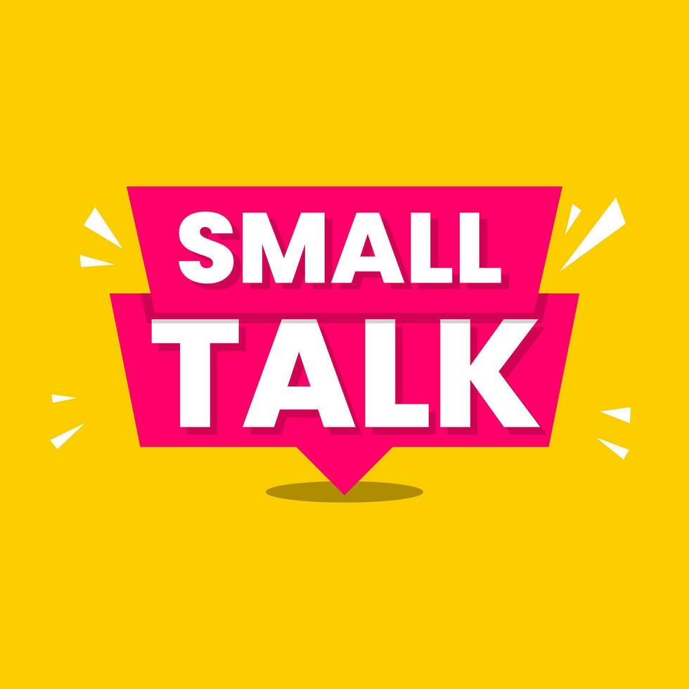 Small talk conversation language icon label design vector 34825093 ...