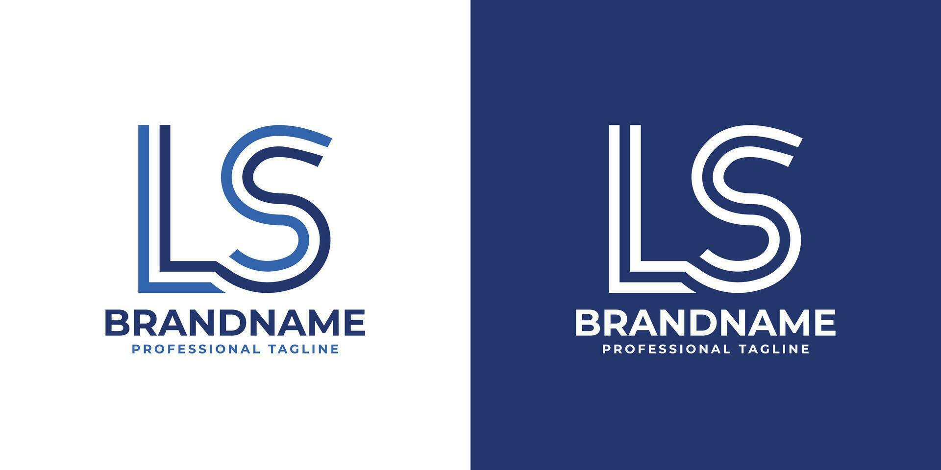 Letter LS Line Monogram Logo, suitable for business with LS or SL initials. 34827080 Vector Art ...