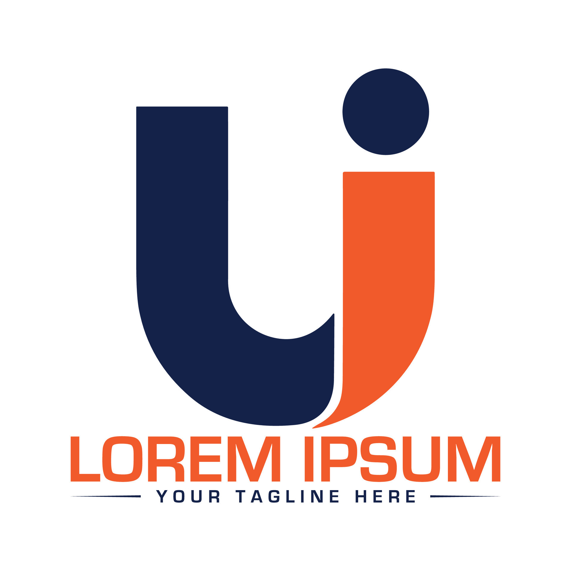 Ui Logo Design Creative and Modern Logo Design 34827732 Vector Art at Vecteezy