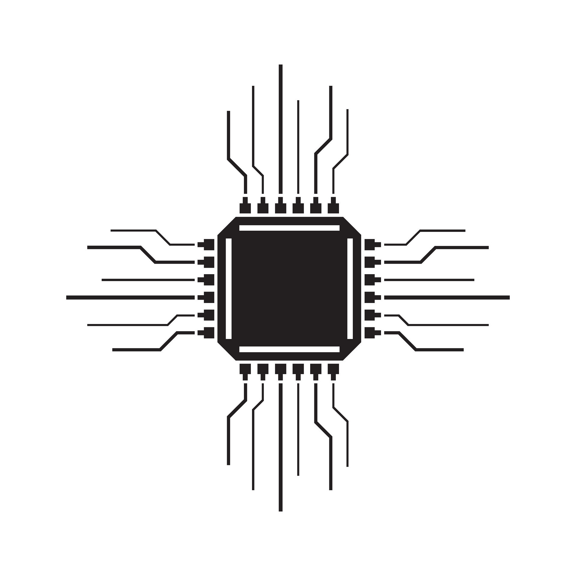 Processor logo icon 34845970 Vector Art at Vecteezy