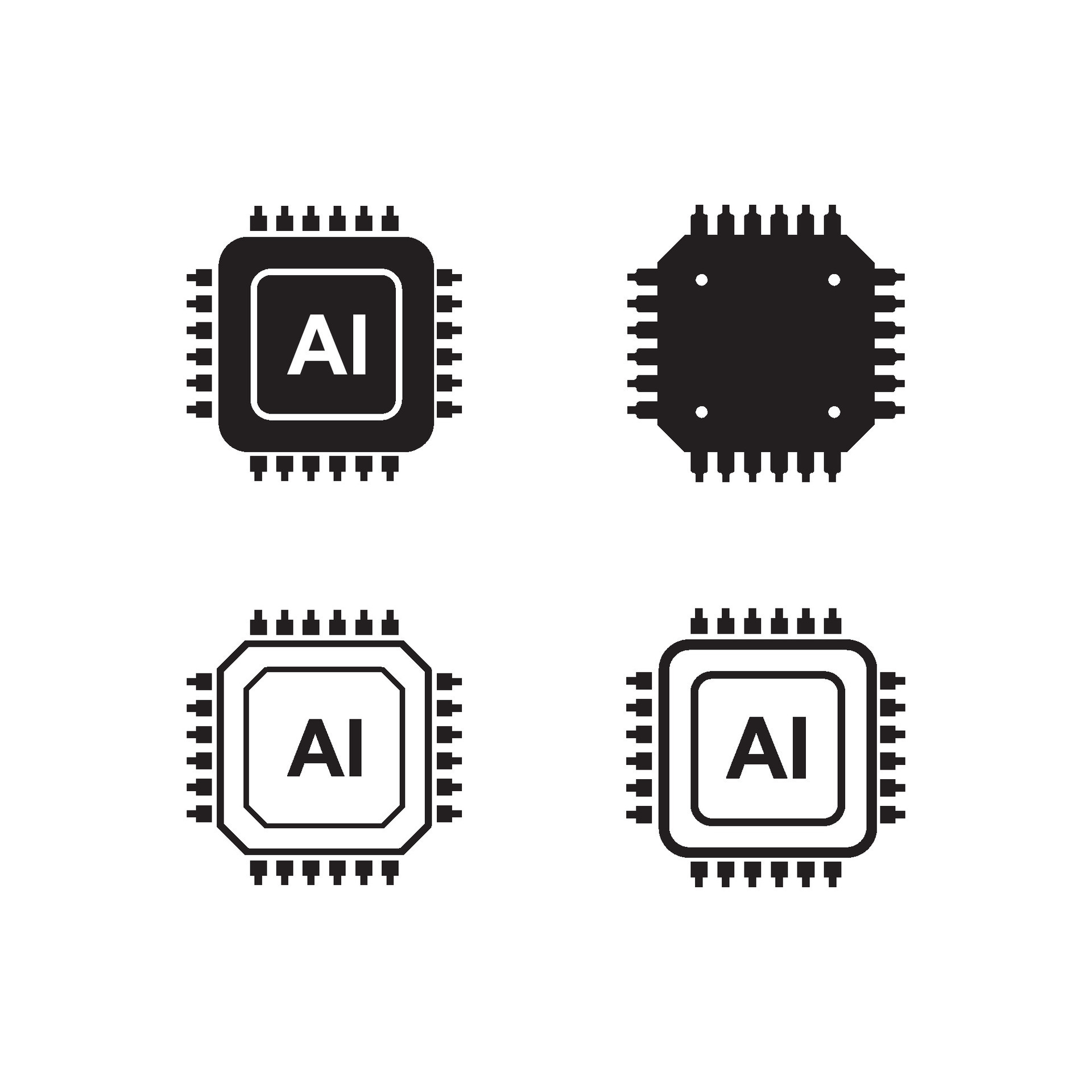 Processor logo icon 34845987 Vector Art at Vecteezy