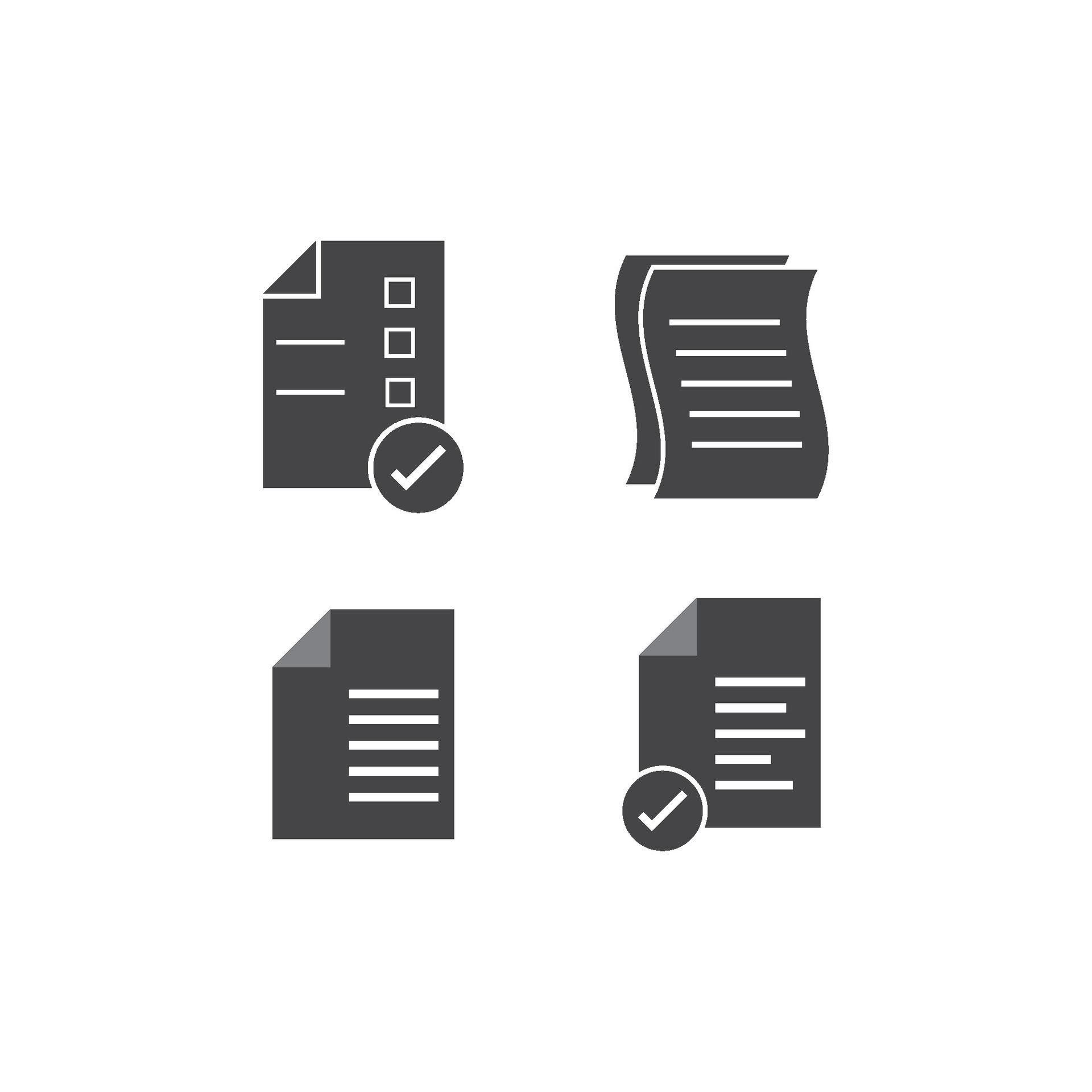 Document flat icon 34846718 Vector Art at Vecteezy