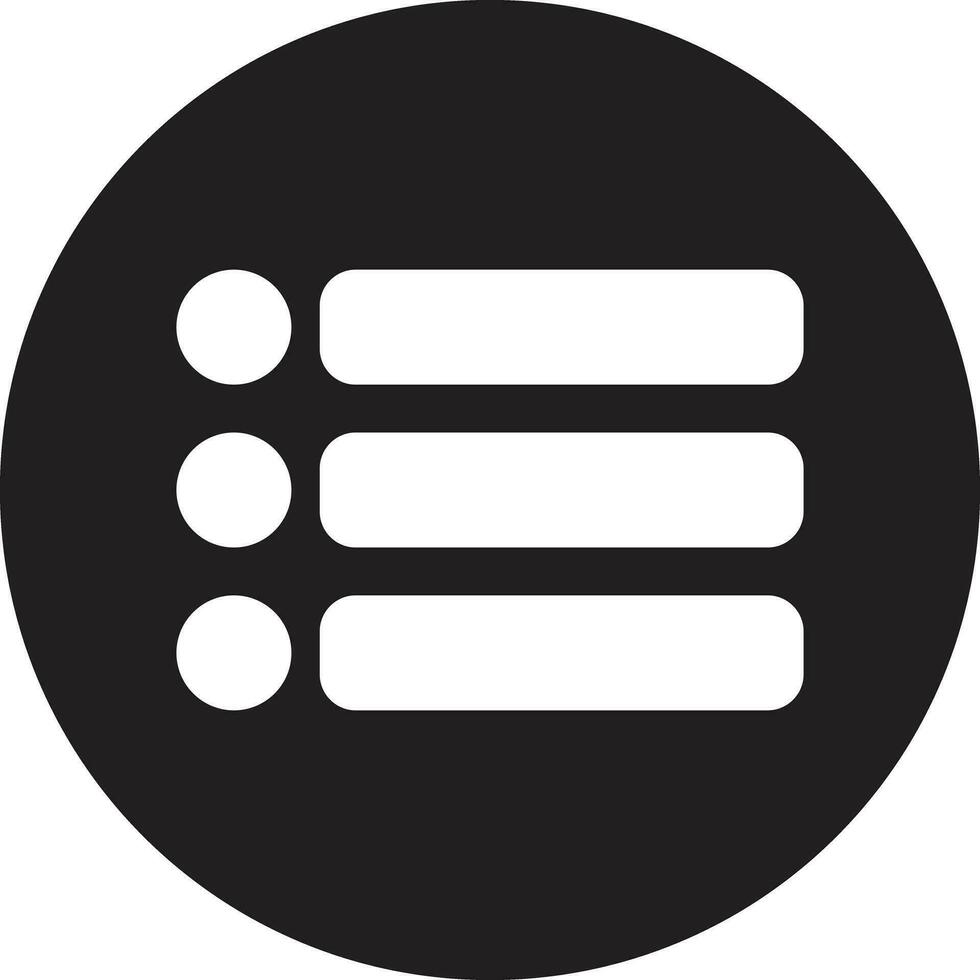 Menu button icon vector . List icon . Option symbol . Check list icon ... Menu button icon vector . List icon . Option symbol . Check list icon ...