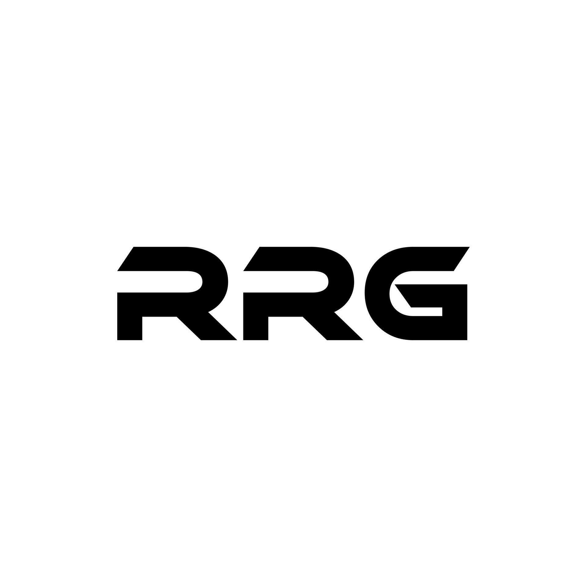 RRG Letter Logo Design, Inspiration for a Unique Identity. Modern Elegance and Creative Design ...