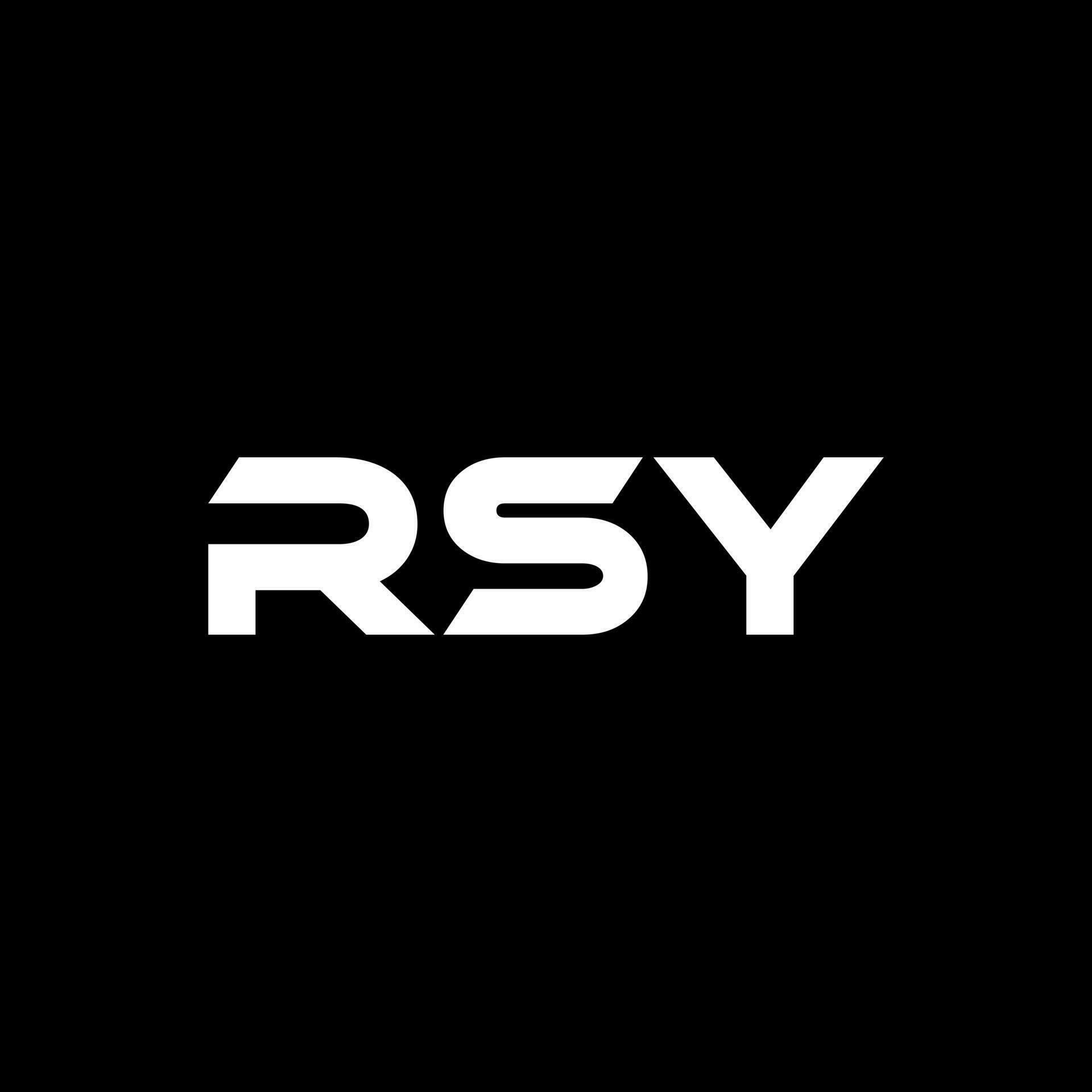 RSY Letter Logo Design, Inspiration for a Unique Identity. Modern Elegance and Creative Design ...