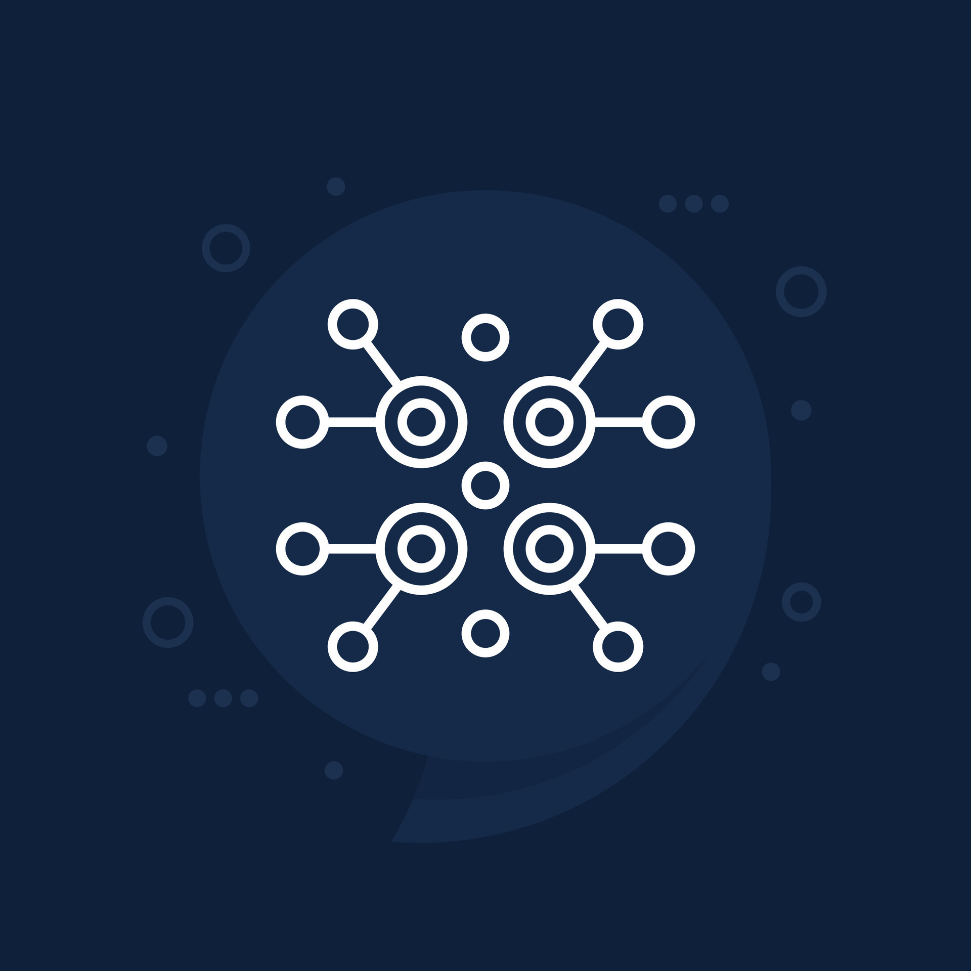 Nodes Data Structure Line Icon For Web 34853422 Vector Art At Vecteezy