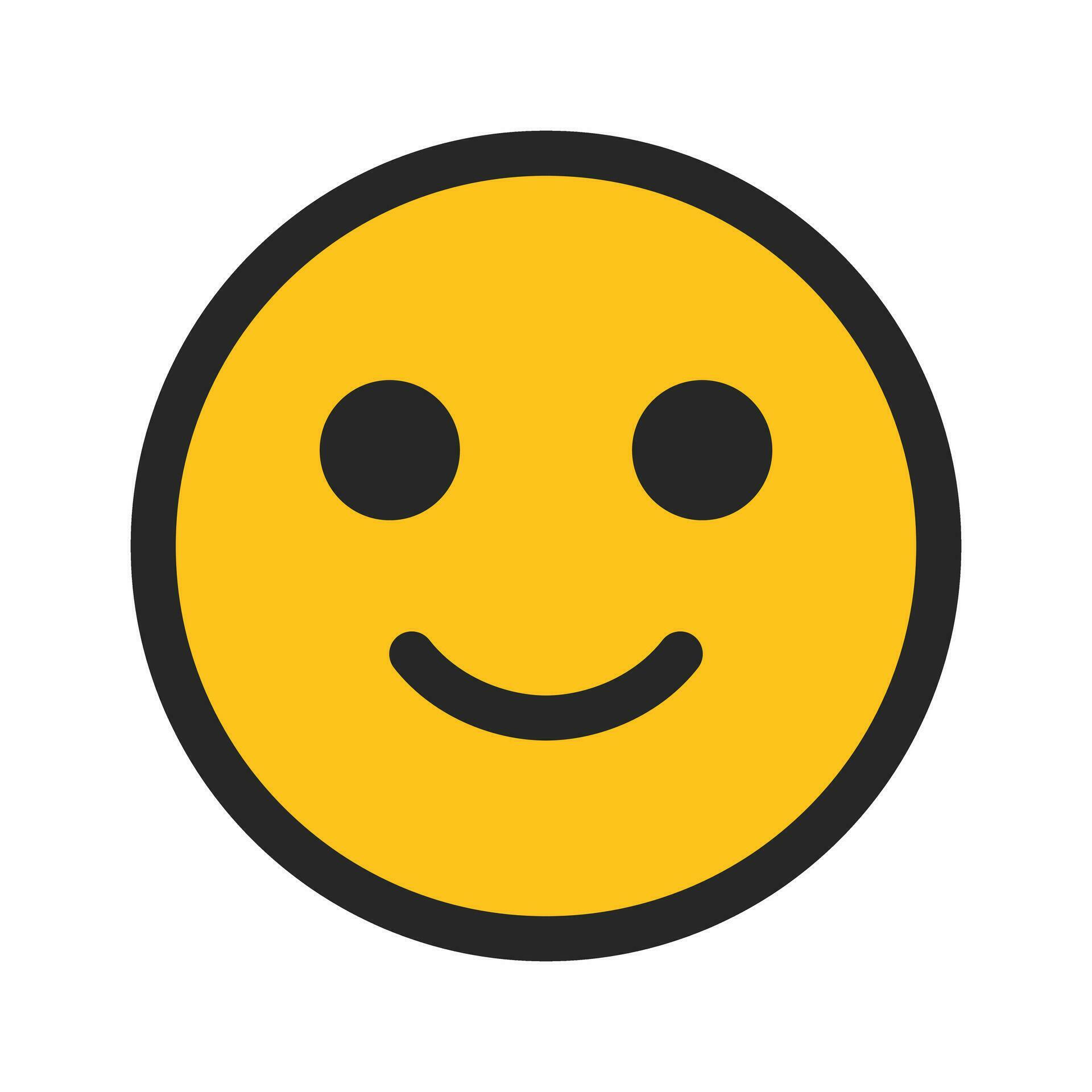 Simple smiley face icon. Vector. 34857398 Vector Art at Vecteezy