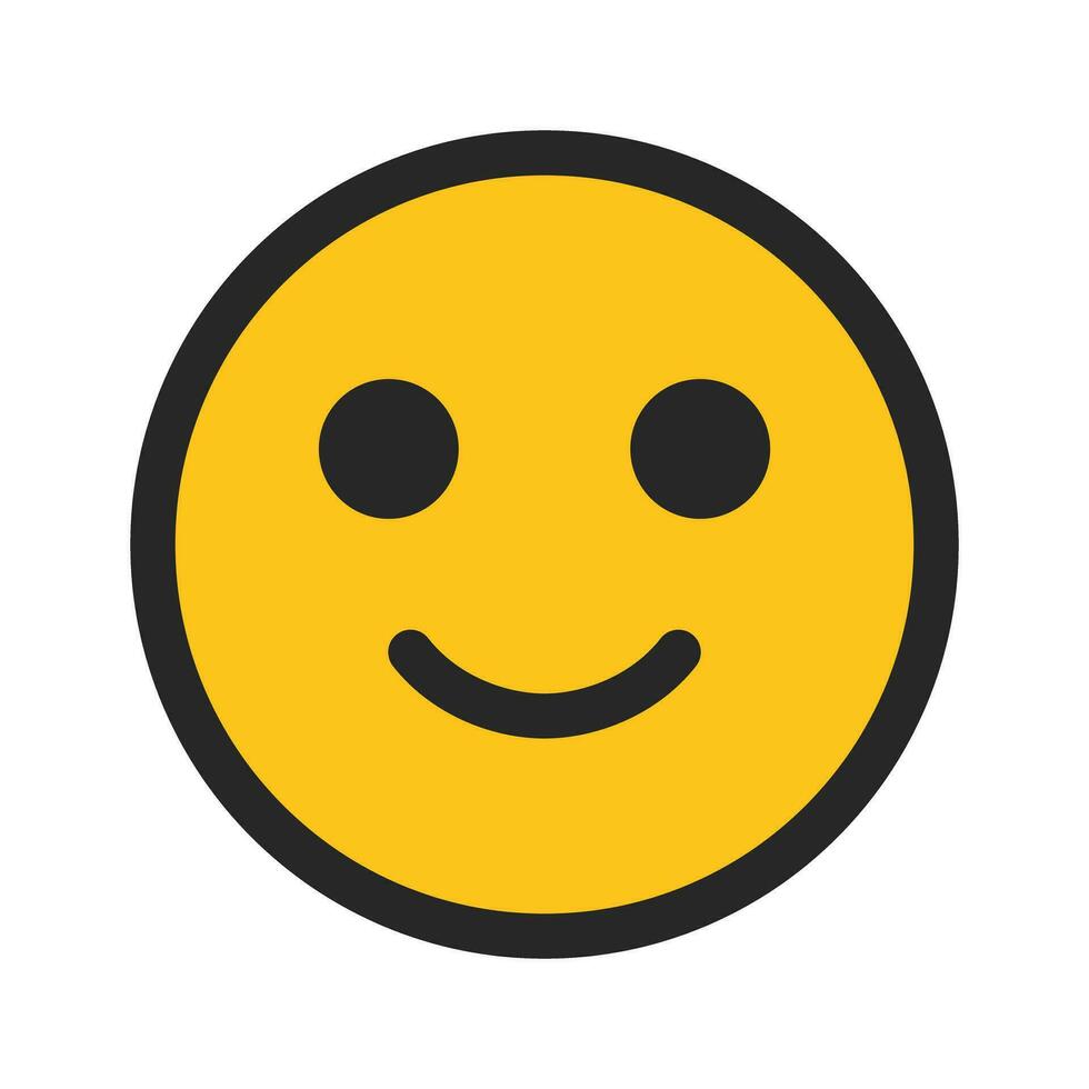 Simple smiley face icon. Vector. 34857398 Vector Art at Vecteezy
