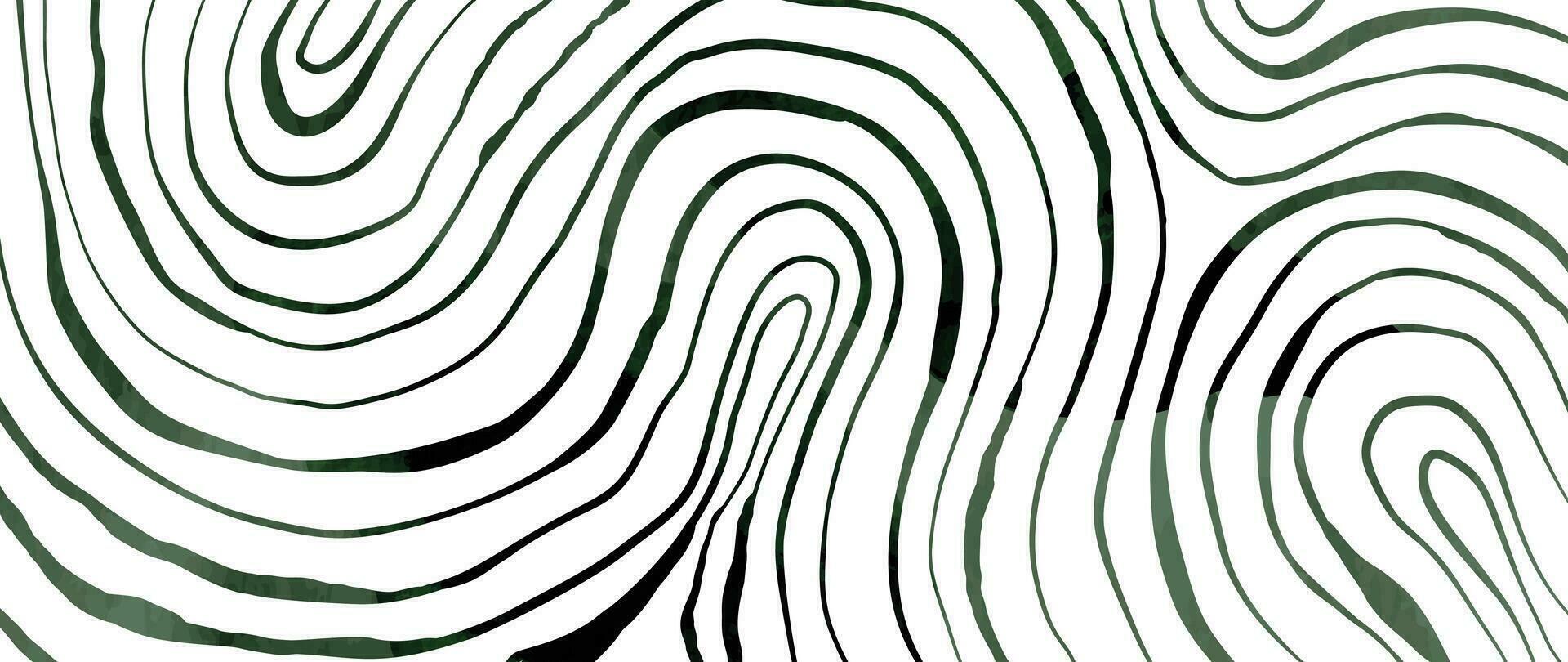 Hand drawn abstract line art background vector. Wallpaper design with ...