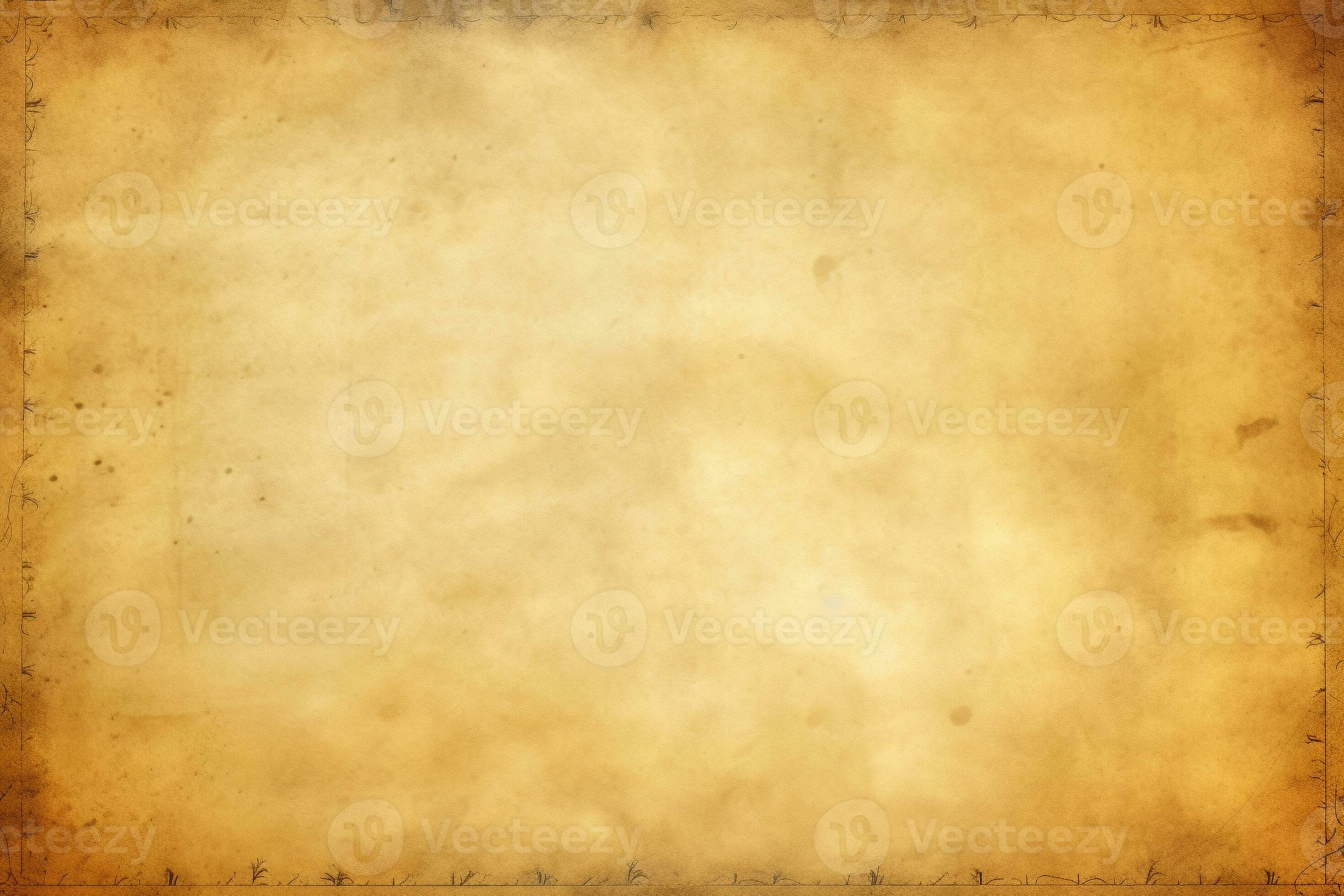 Antique parchment paper texture with burnished edges. Texture ...
