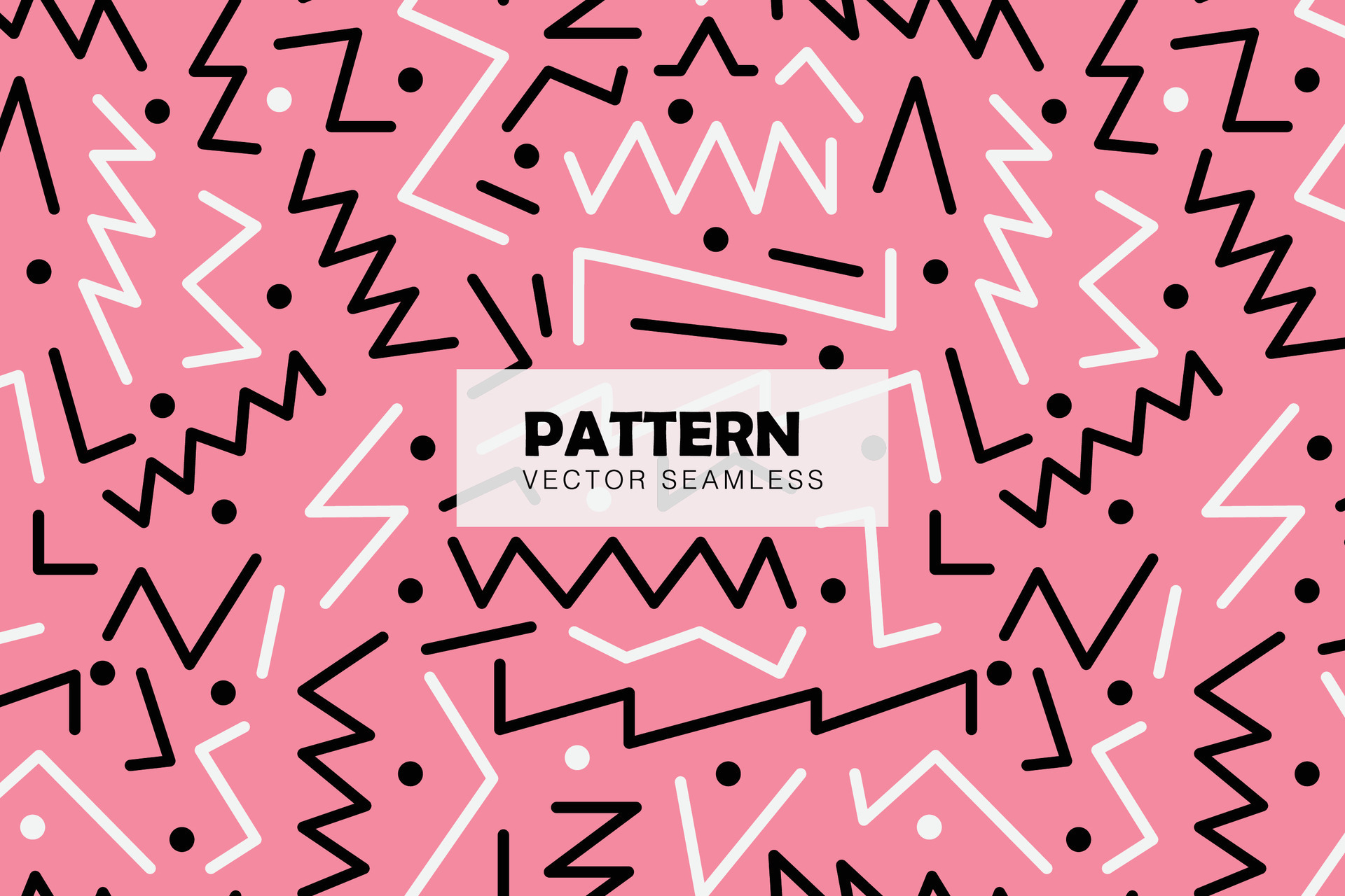 Zig Zag Line Shapes With Dots Seamless Repeat Pattern 34866211 Vector