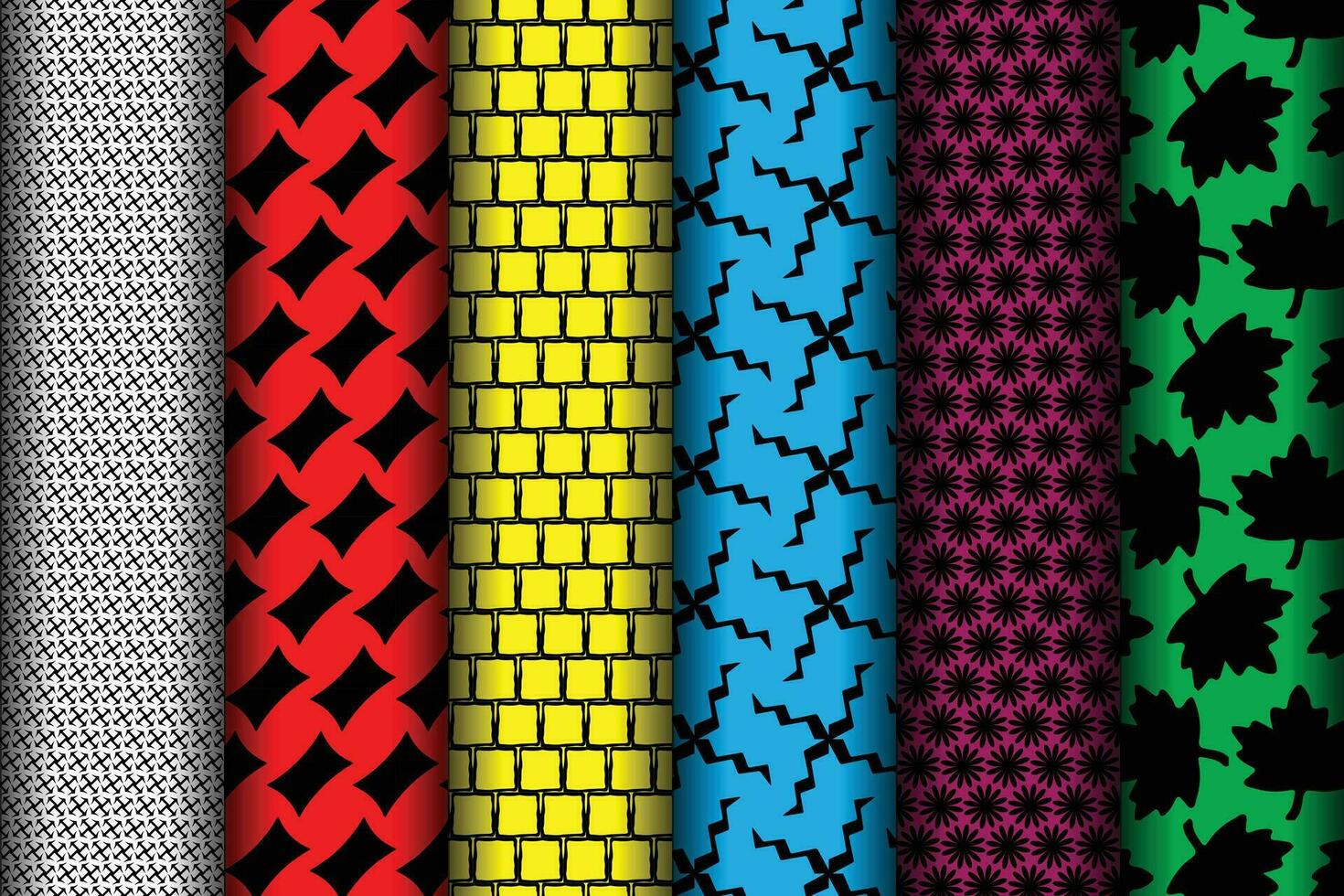 Textile fabric pattern 34866279 Vector Art at Vecteezy