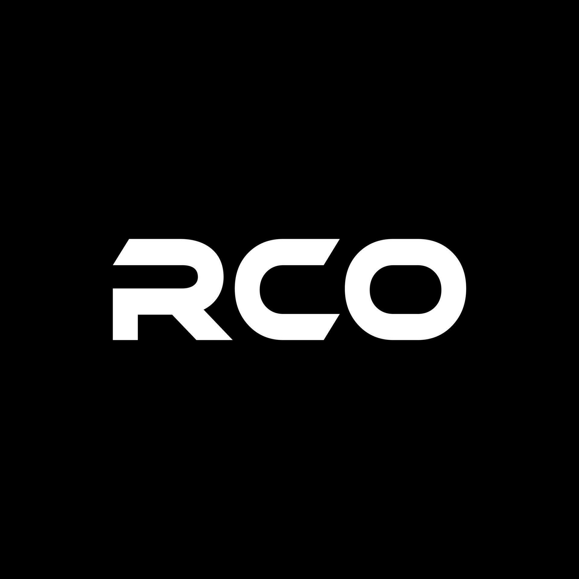 RCO Letter Logo Design, Inspiration for a Unique Identity. Modern Elegance and Creative Design ...