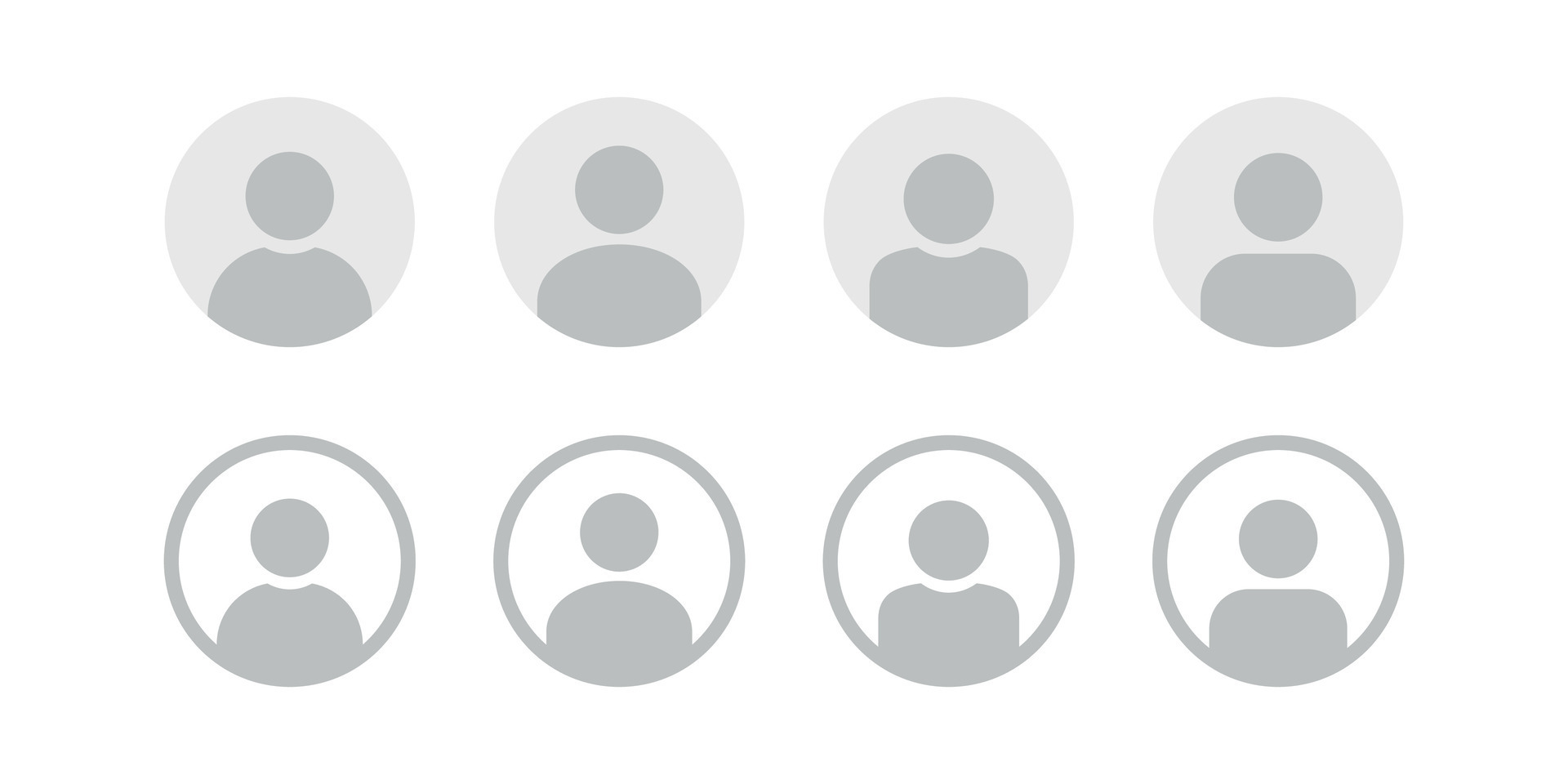Avatar User Profile Person Icon Gender Neutral Silhouette Profile Picture Suitable For