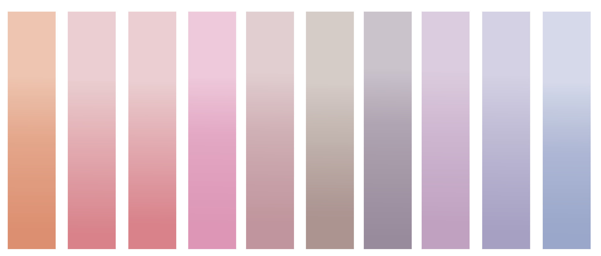 Set of gradients bright, smooth, pastel gradient colors designs for ...
